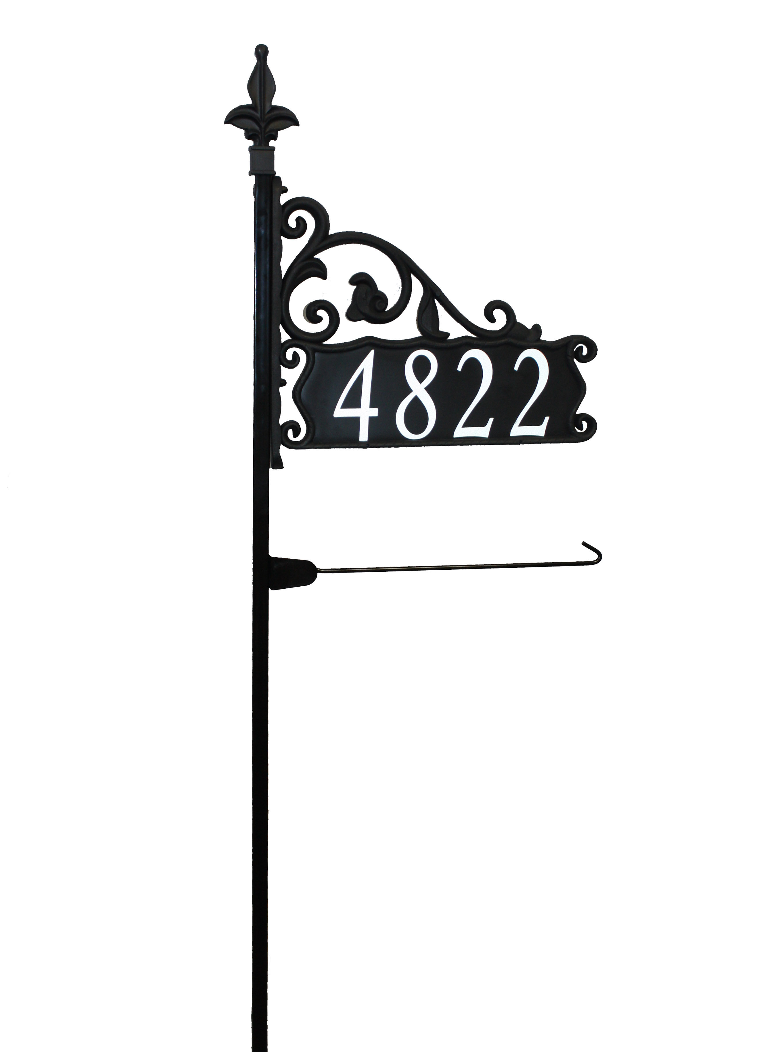 Address America Double-Sided Reflective Boardwalk Address Sign with ...