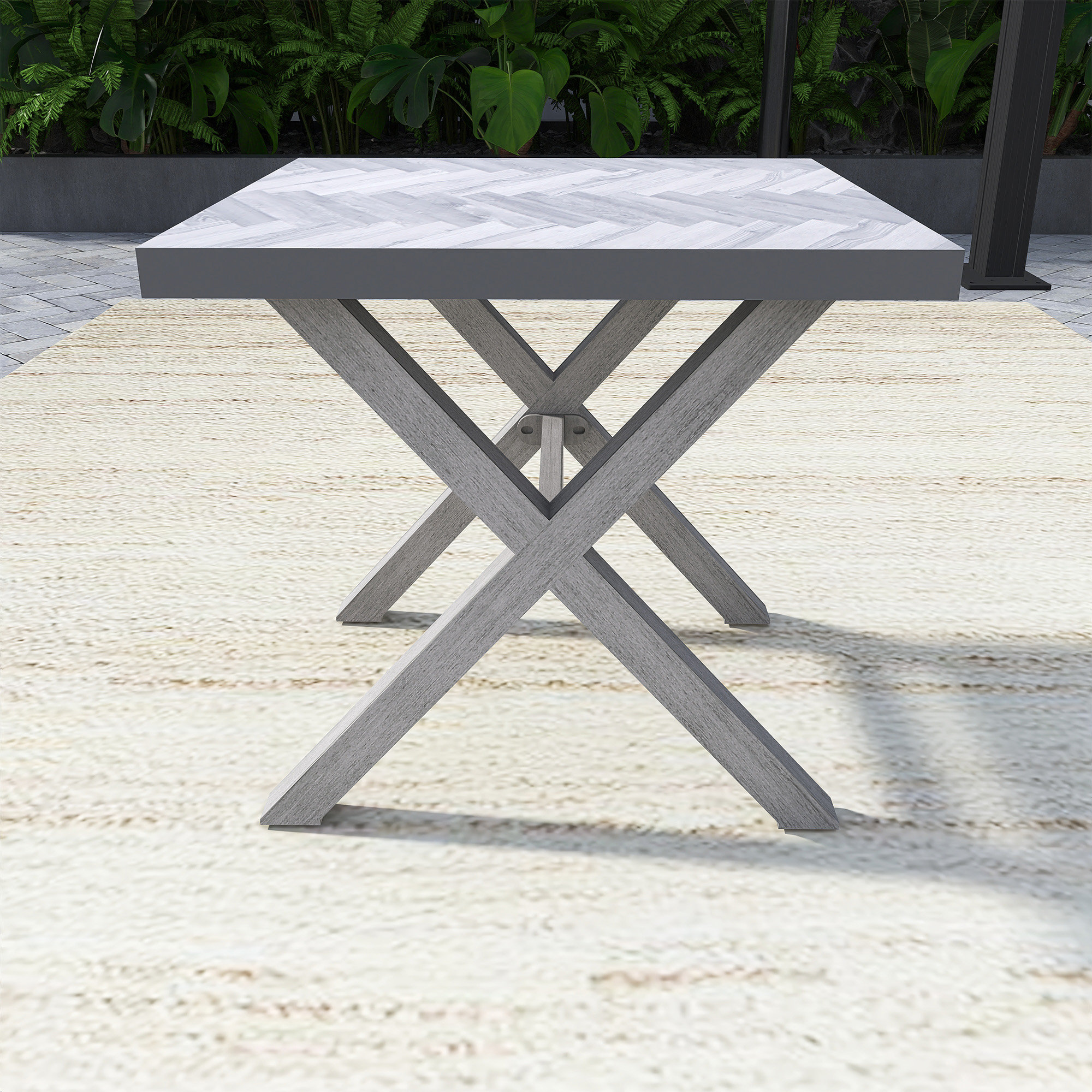 Staykiwi Lightweight 19''X19'' Aluminum Cube Side Table | Wayfair