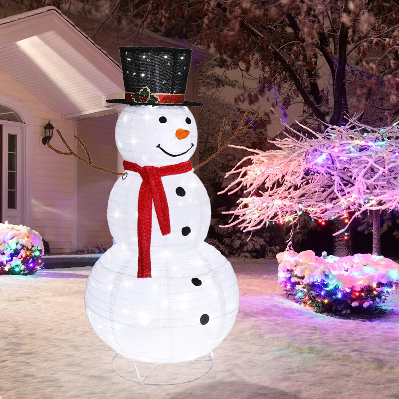 The Holiday Aisle® Snowman Lighted Display "& Reviews" | Wayfair