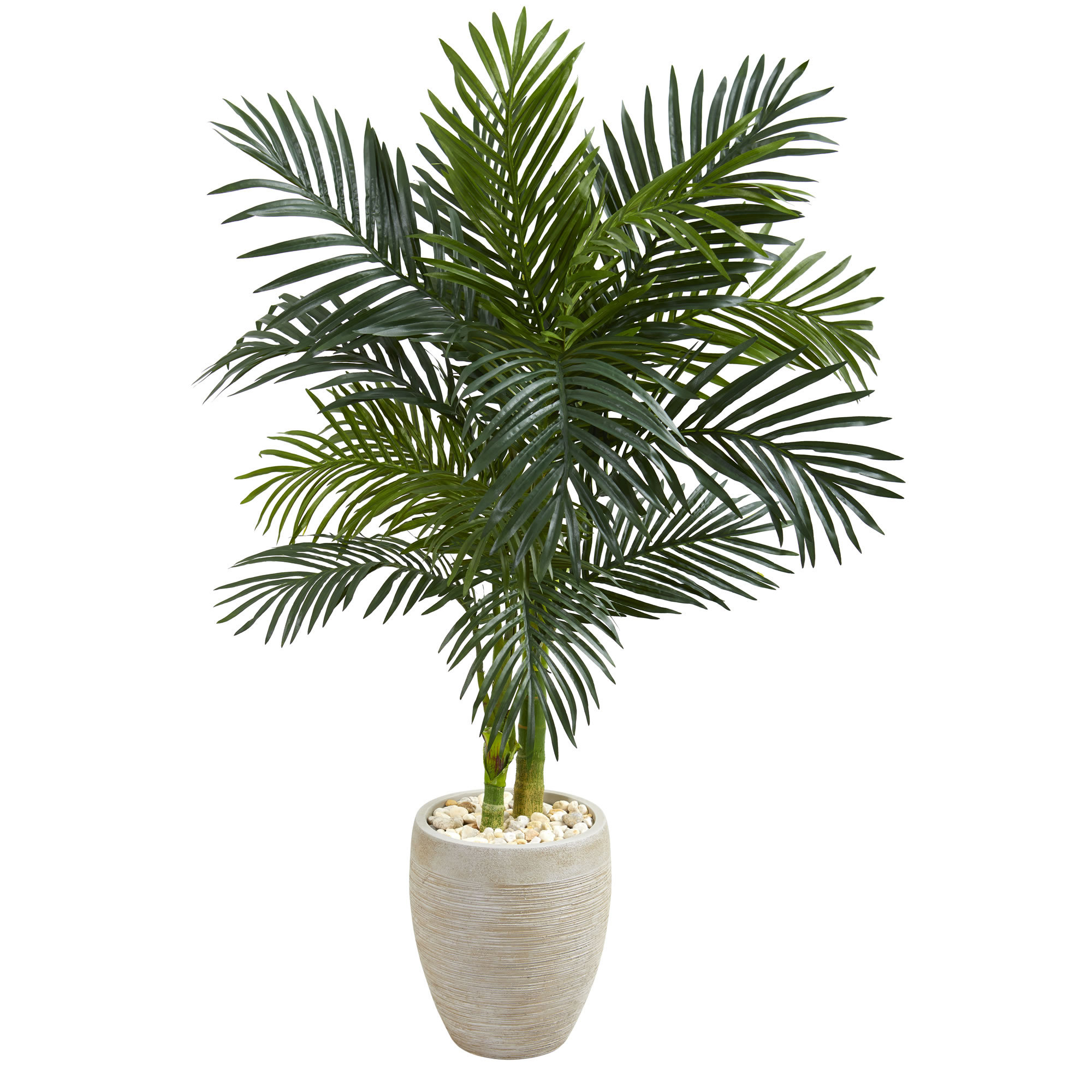 Birch Lane™ 41.5" Artificial Palm Tree in Planter & Reviews | Wayfair