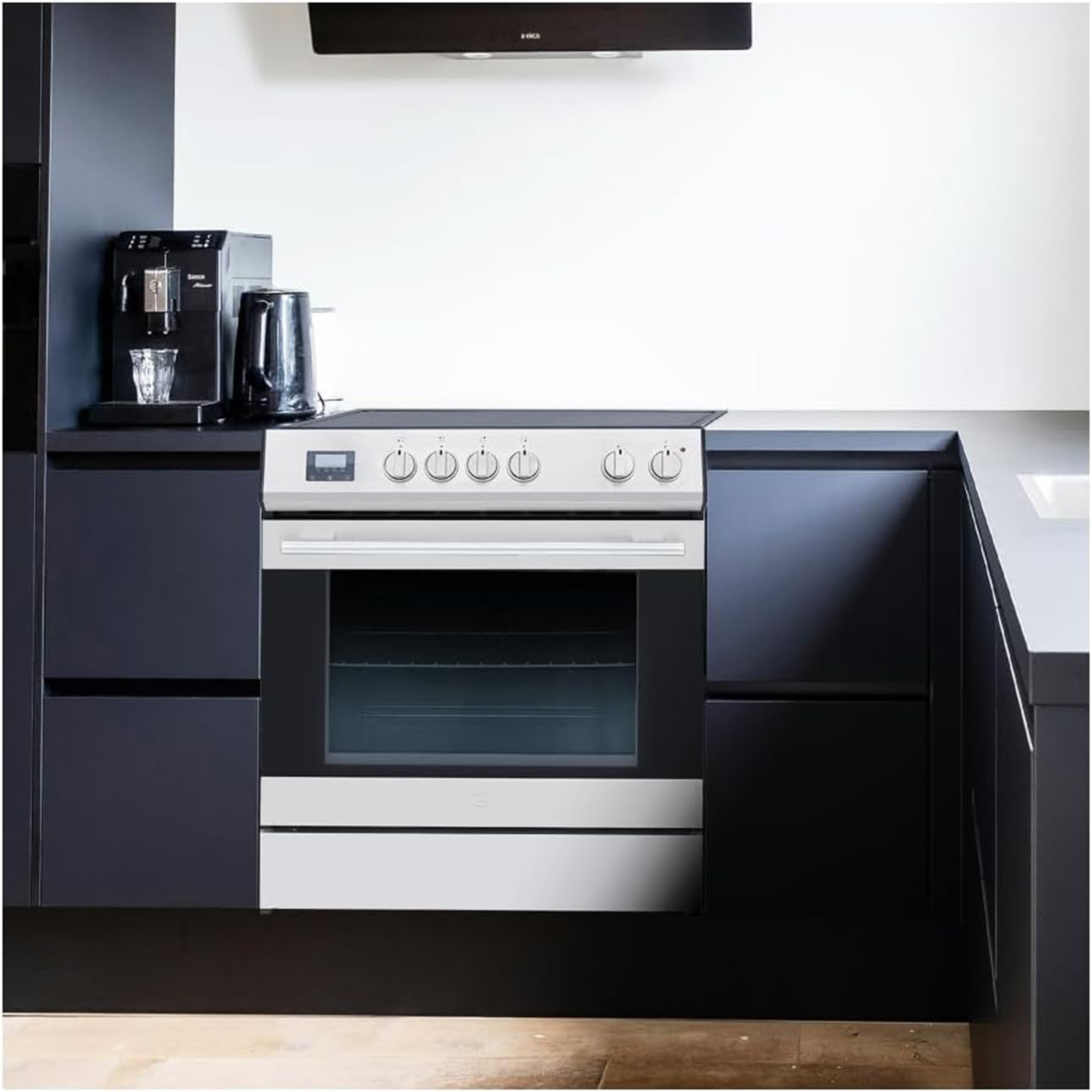 gaomon 30" Electric Range 5 Cu.Ft. Capacity With 4 Burners Glass ...