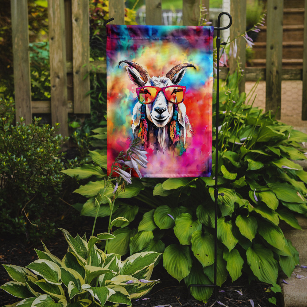 Caroline's Treasures Hippie Animal Goat Garden Flag | Wayfair