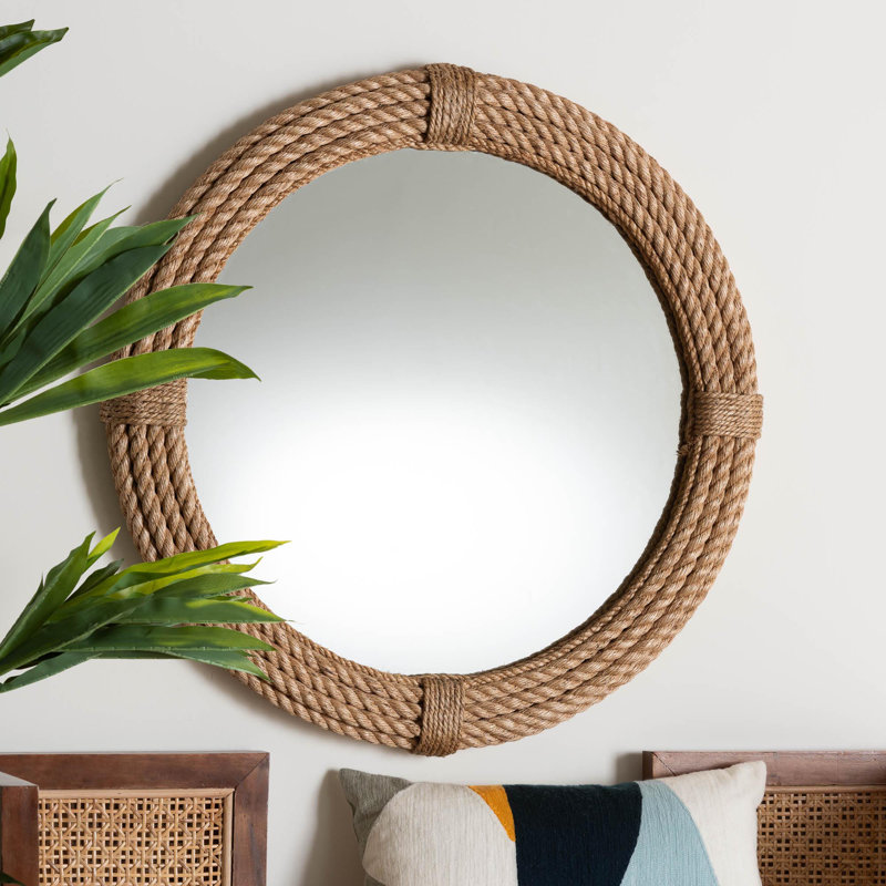 Bay Isle Home™ Argirdas Rope Round Mirror | Wayfair