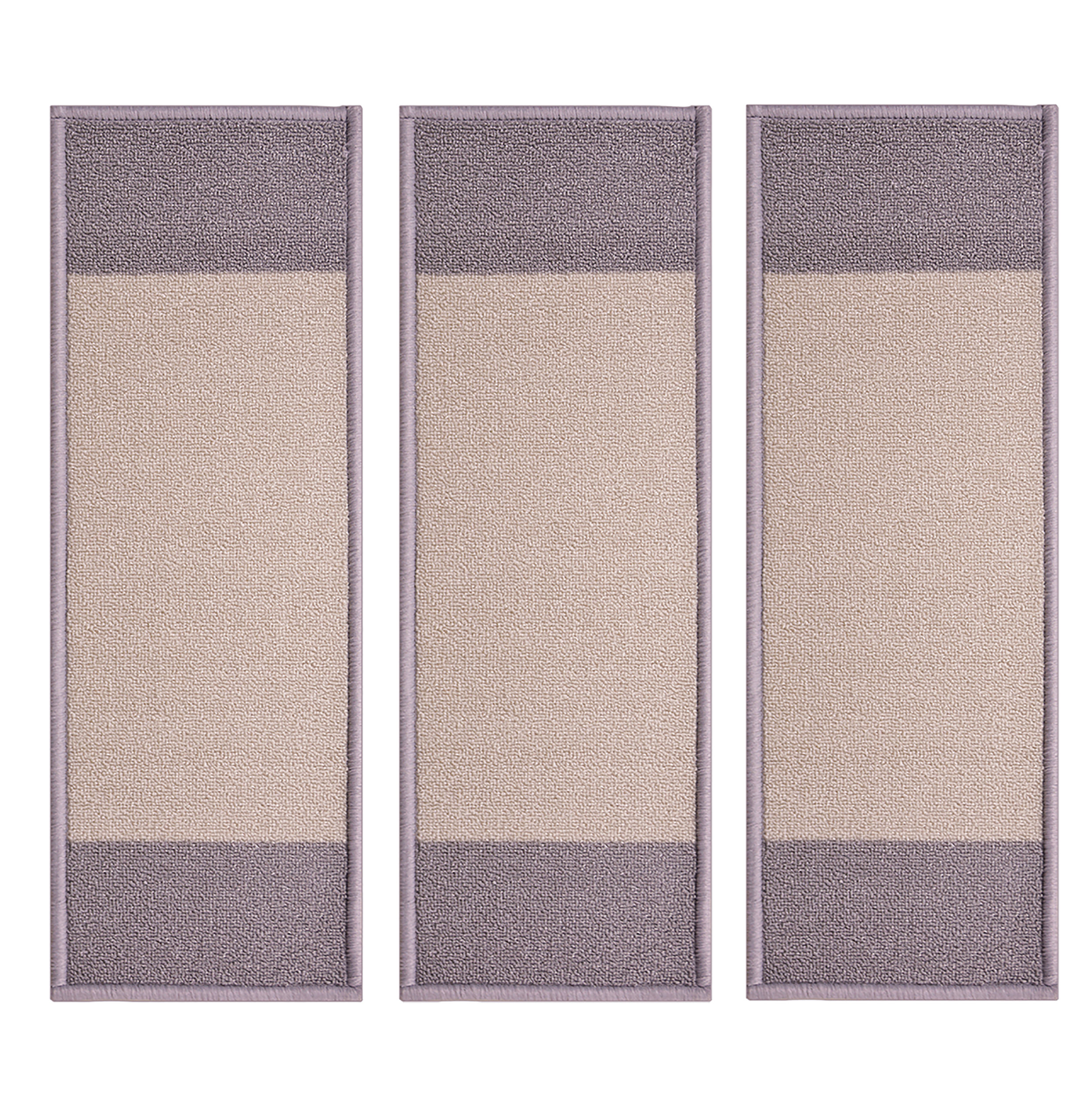 Latitude Run® Loop Pile Gray Stair Tread | Wayfair