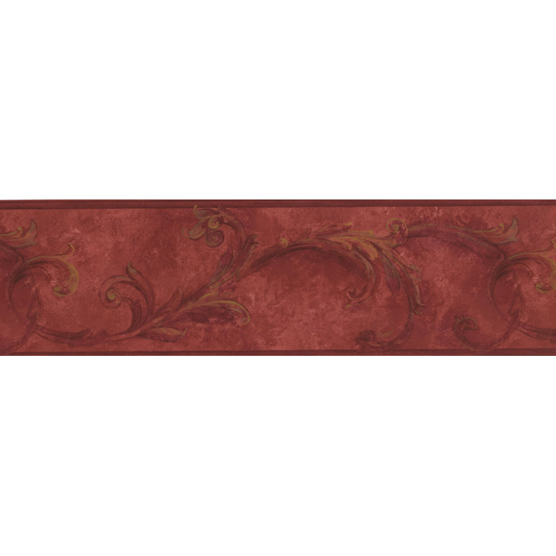 CONCORD WALLCOVERINGS ™ 15' L x 6.5" W Floral Wallpaper Border | Wayfair