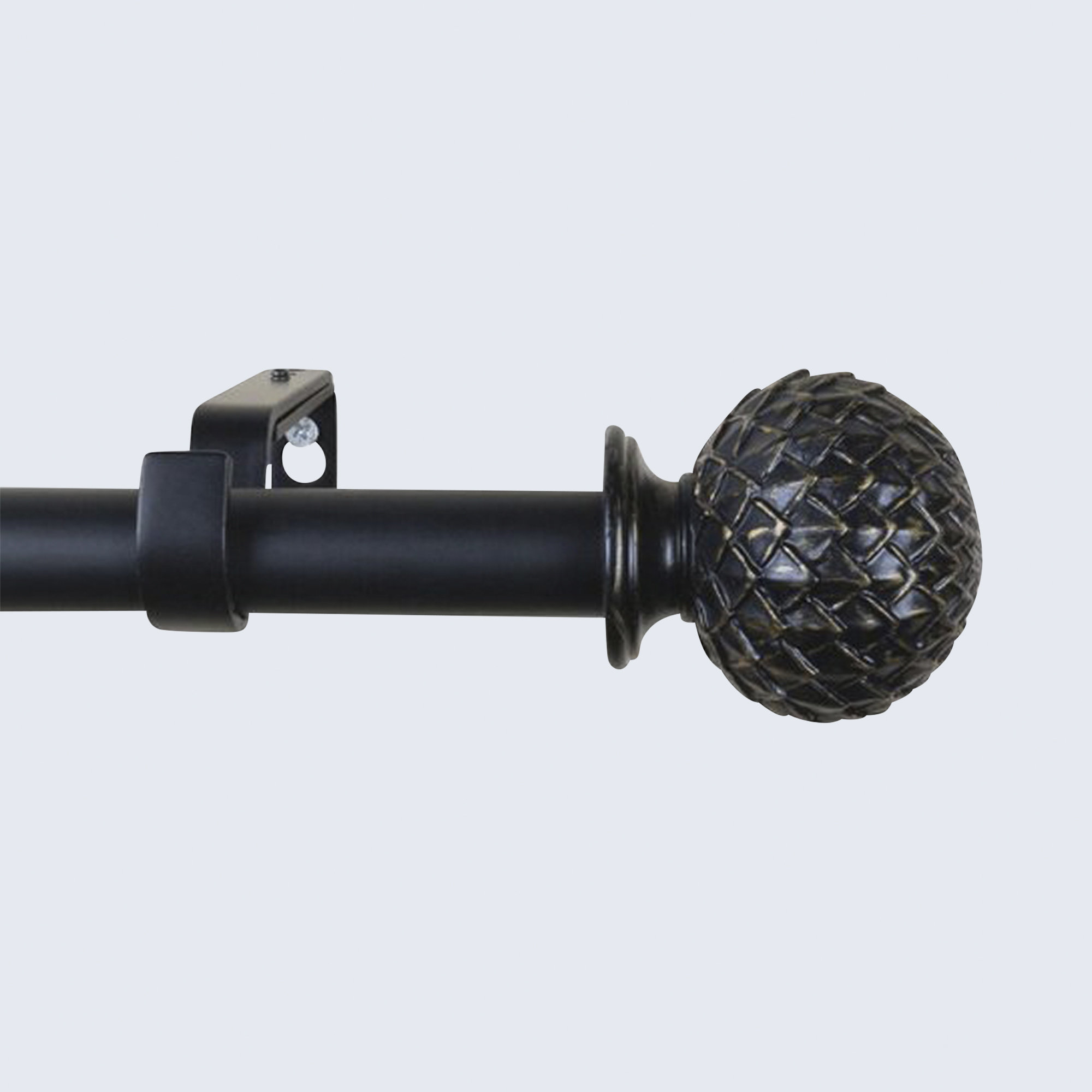 Bungalow Rose Handal Round Artichoke Single Curtain Rod & Reviews | Wayfair