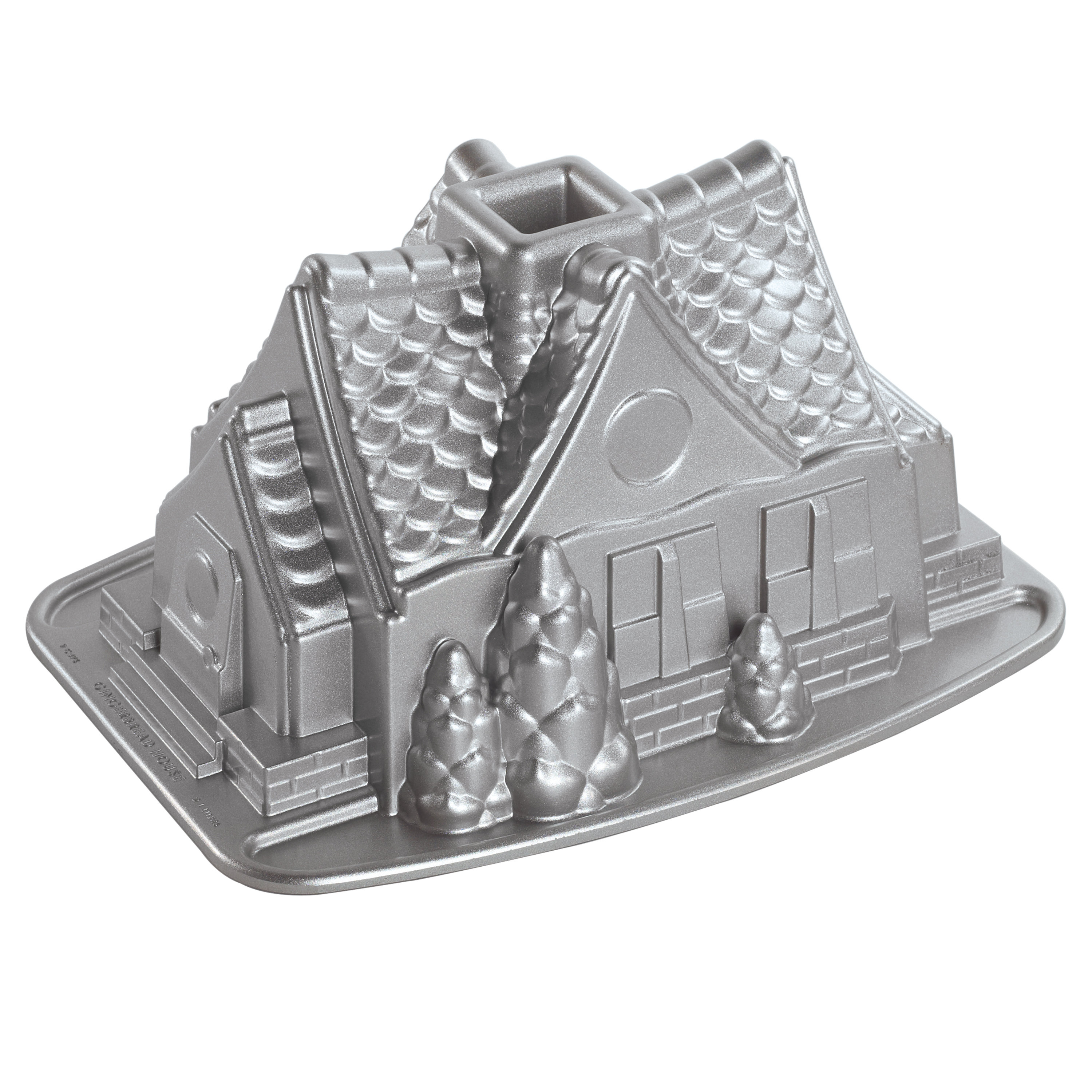 Nordic Ware Bundt® Gingerbread House Fluted Cake Pan | Wayfair