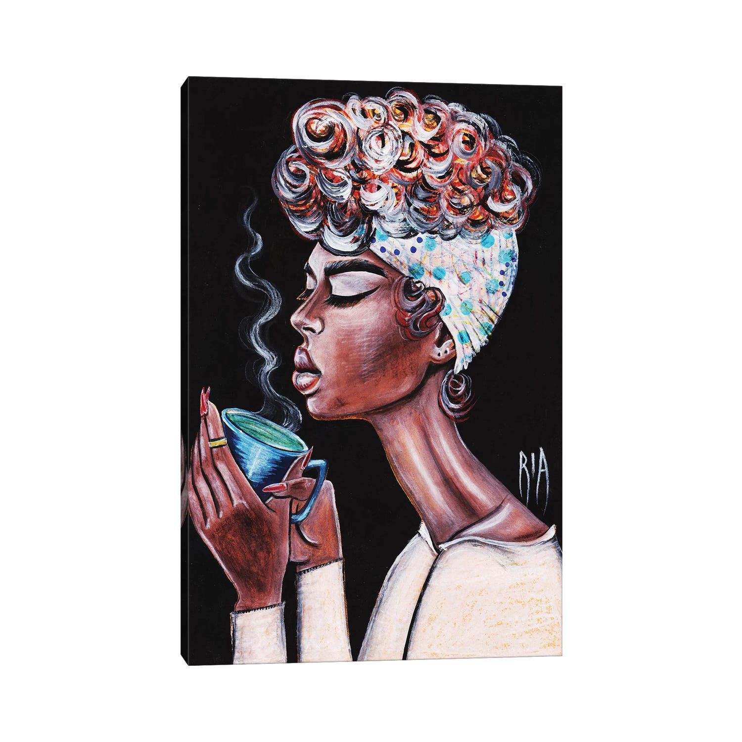 East Urban Home The Best Part of Waking up by Artist Ria - Wrapped ...