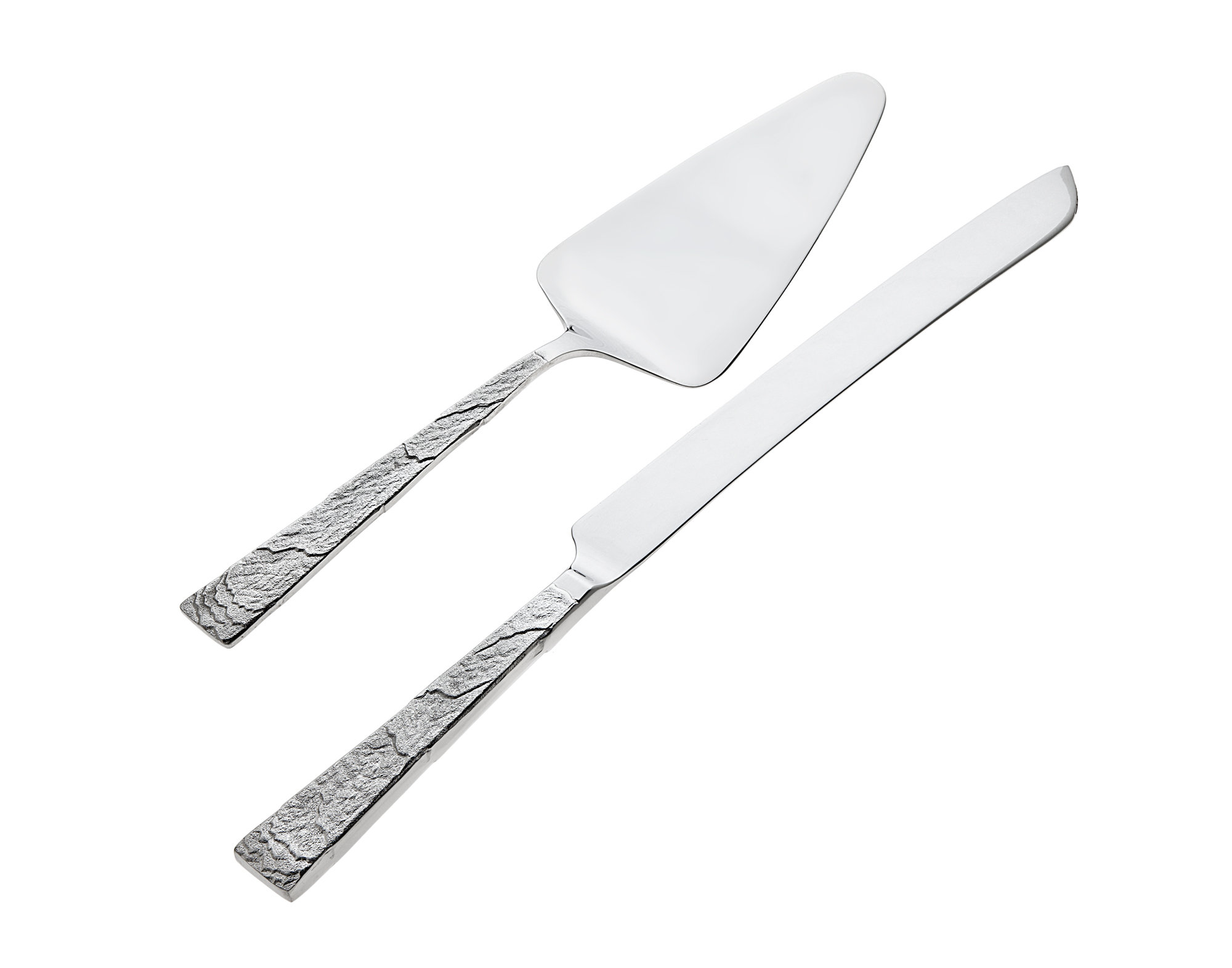 Godinger Silver Art Co Slate 18/10 Stainless Steel Cake Server Set ...