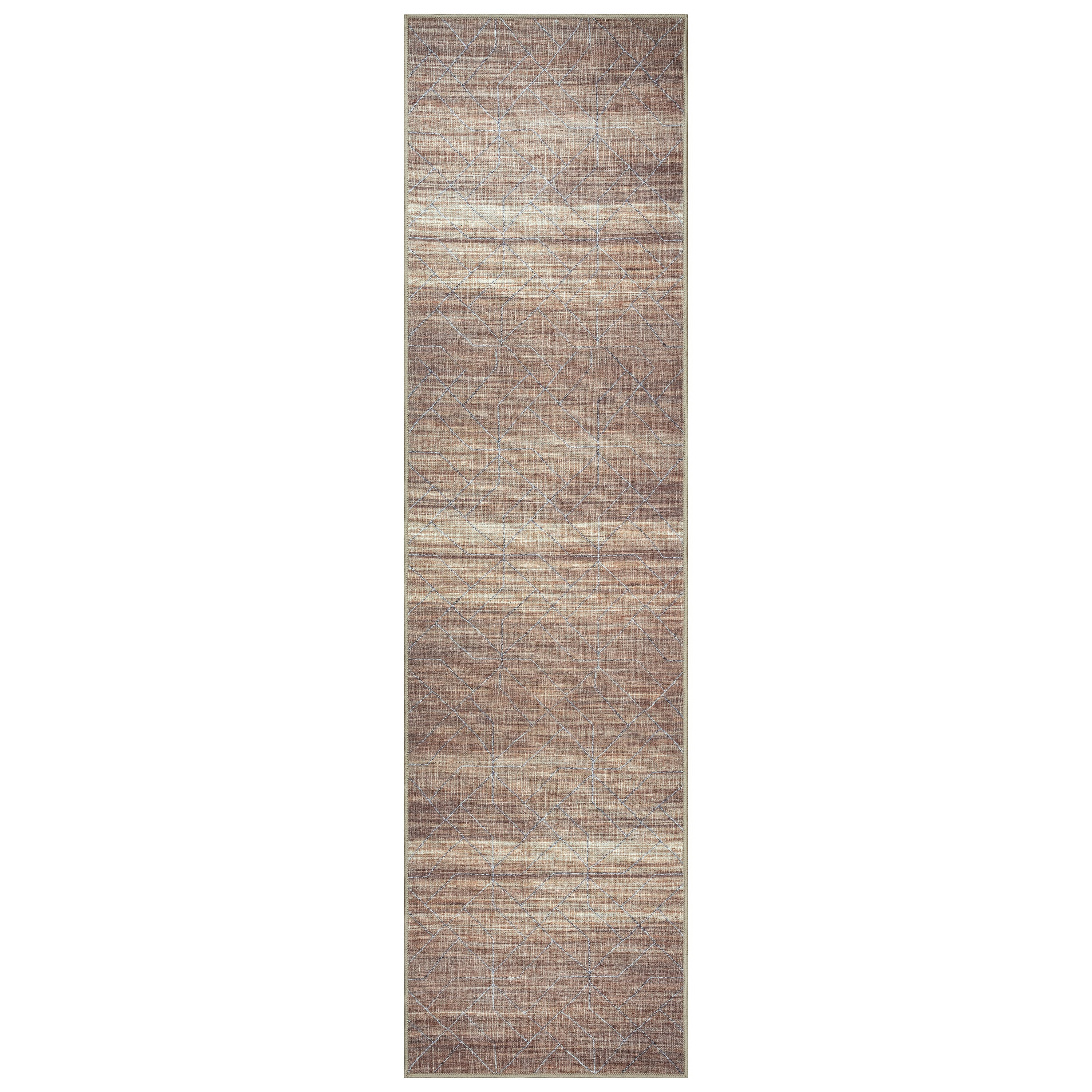 GLN Rugs Contemporary - Machine Washable Area Rug, Bohemian Vintage ...