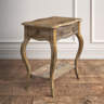 Kelly Clarkson Home Francoise 23" Wide Rustic Wooden End Table with 1 ...