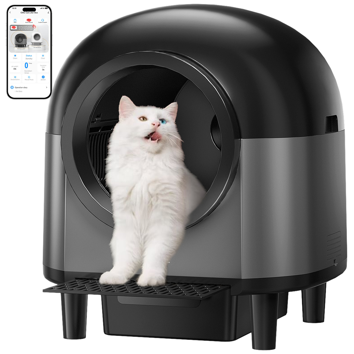 Tucker Murphy Pet™ Cat Litter Box Self Cleaning - Wayfair Canada