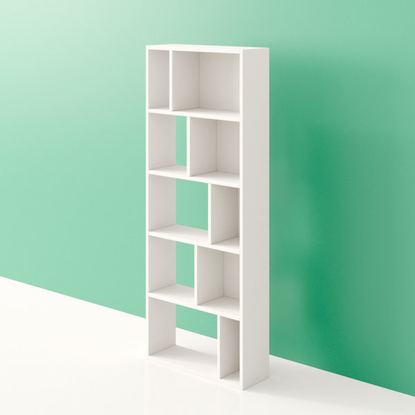 East Urban Home Geometric Bookcase & Reviews | Wayfair
