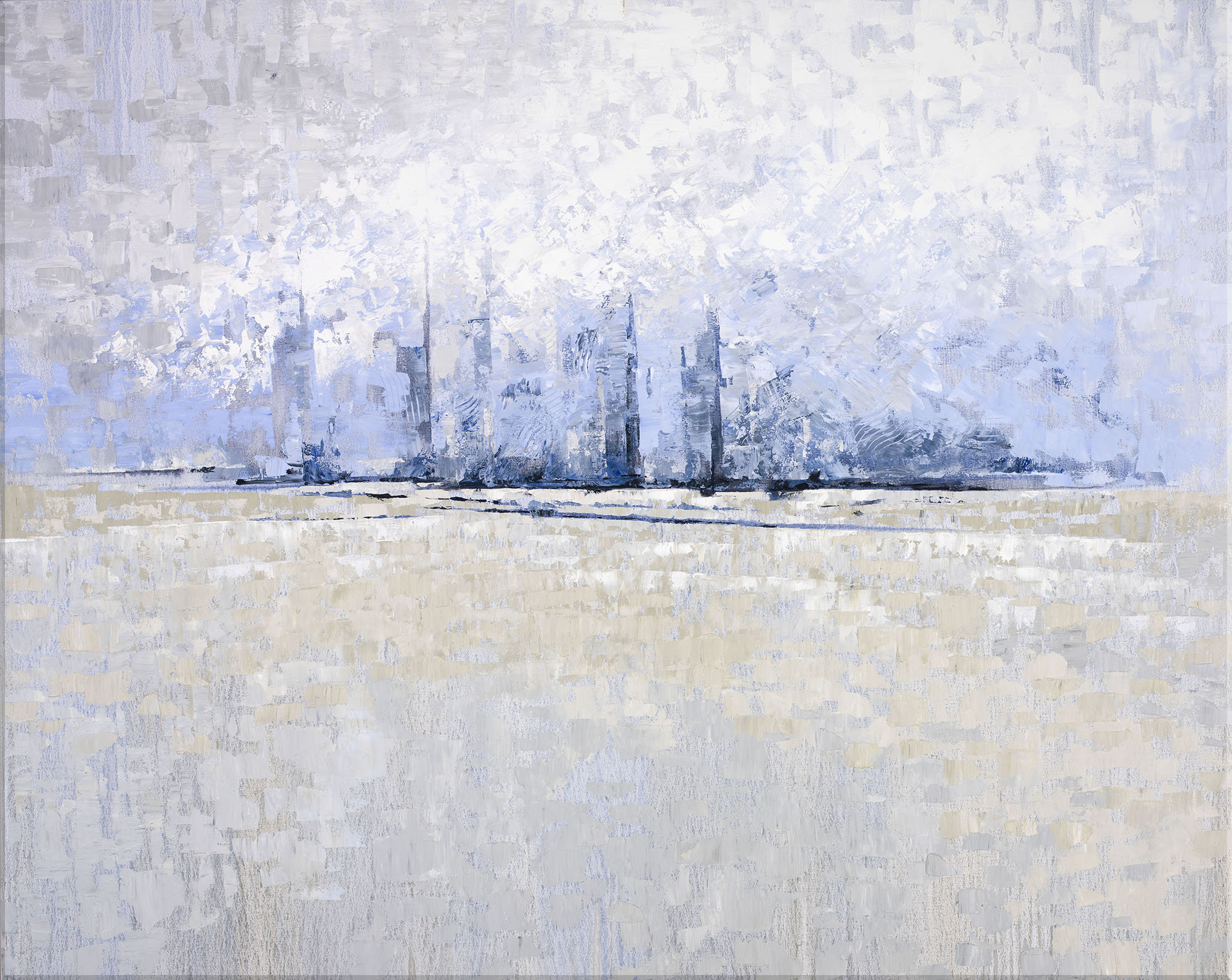 RFA Decor Pale Towers by Lisa Cuscuna - Wrapped Canvas Painting | Wayfair