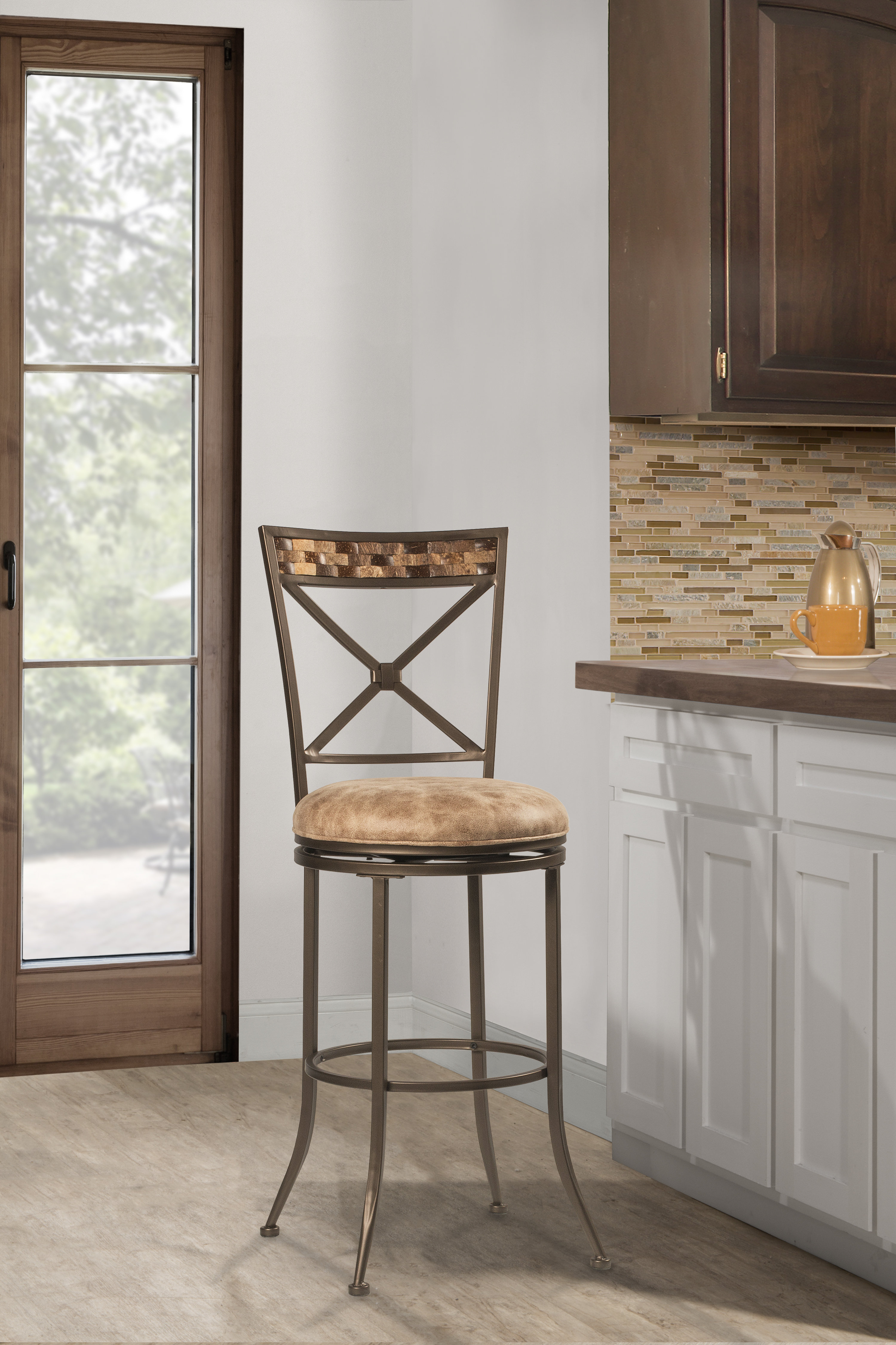 Red Barrel Studio® Doris Swivel Bar & Counter Stool & Reviews | Wayfair