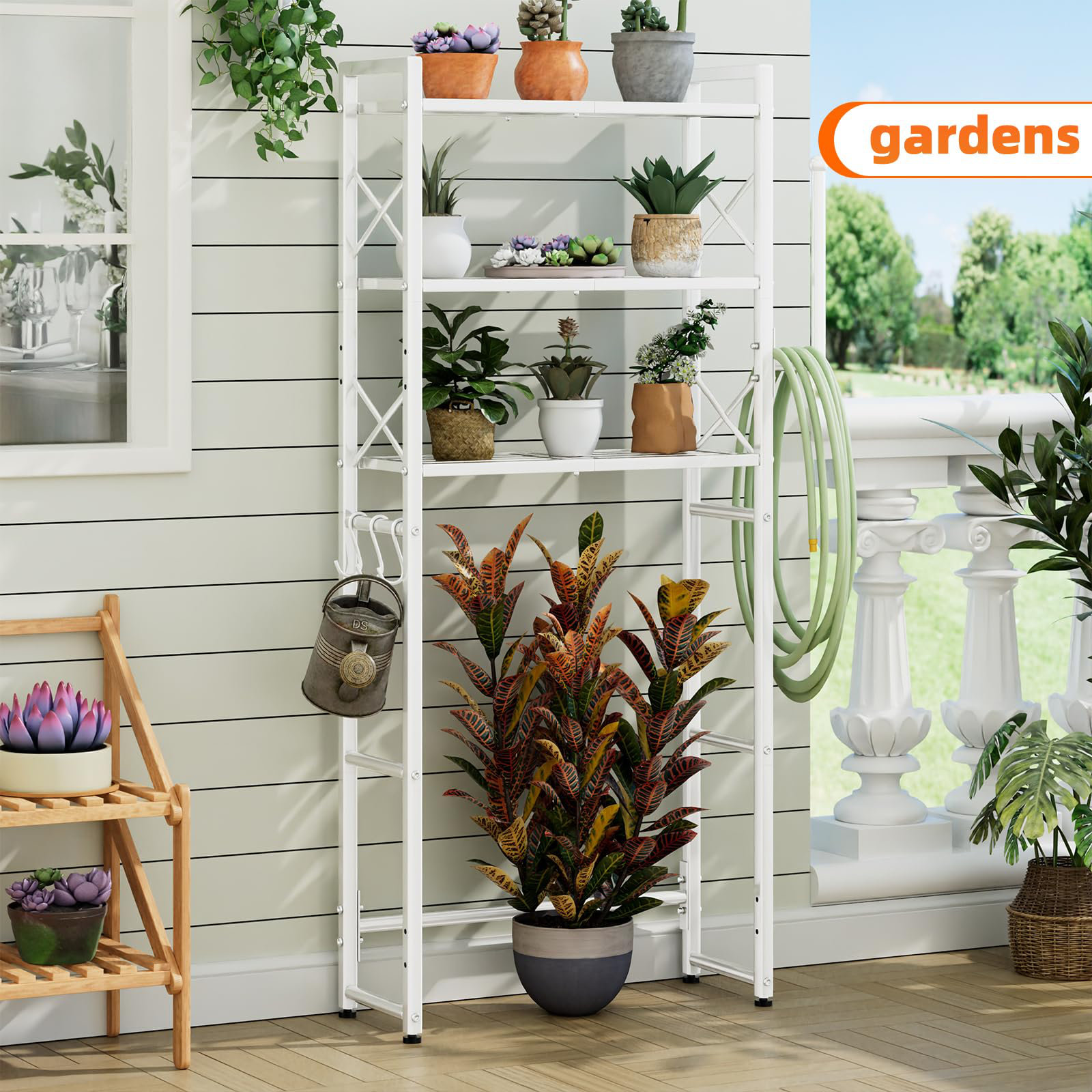 Longshore Tides Heavy Duty Metal 3 Tier Bathroom Over Toilet Organizer ...