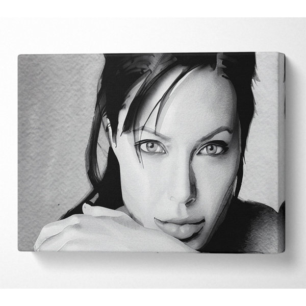 Latitude Run Angelina Jolie Intimate - Wrapped Canvas Art Prints ...