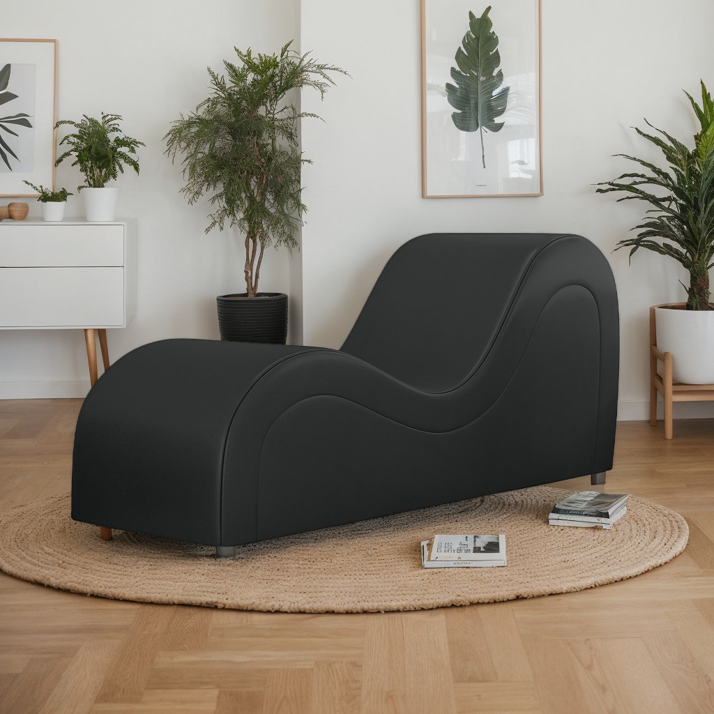 Wrought Studio™ Yoga Chair, Faux Leather Yoga Chaise With Padded Sponge ...