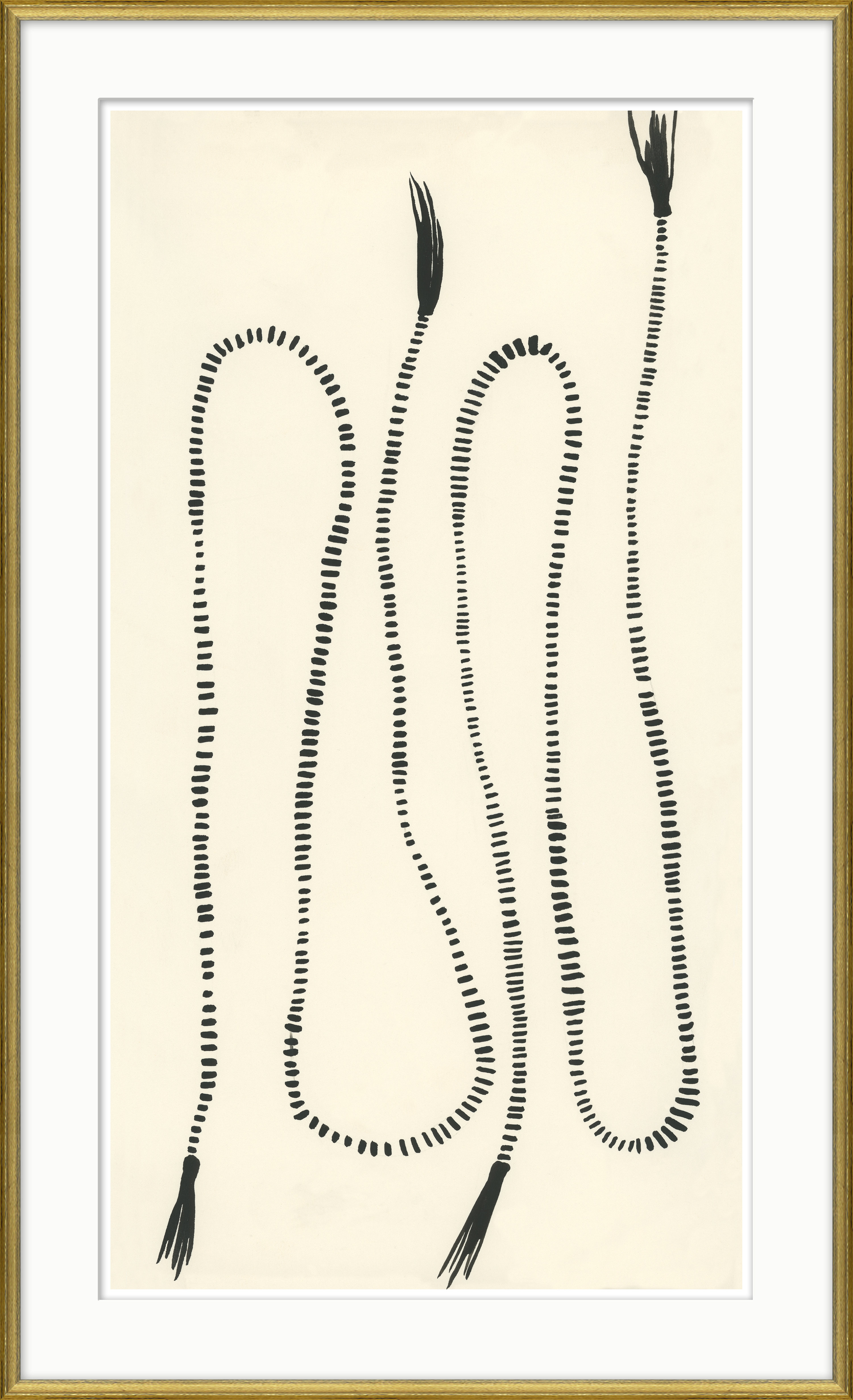 Soicher Marin Susan Hable 'Whip I' - Picture Frame Painting on Paper ...