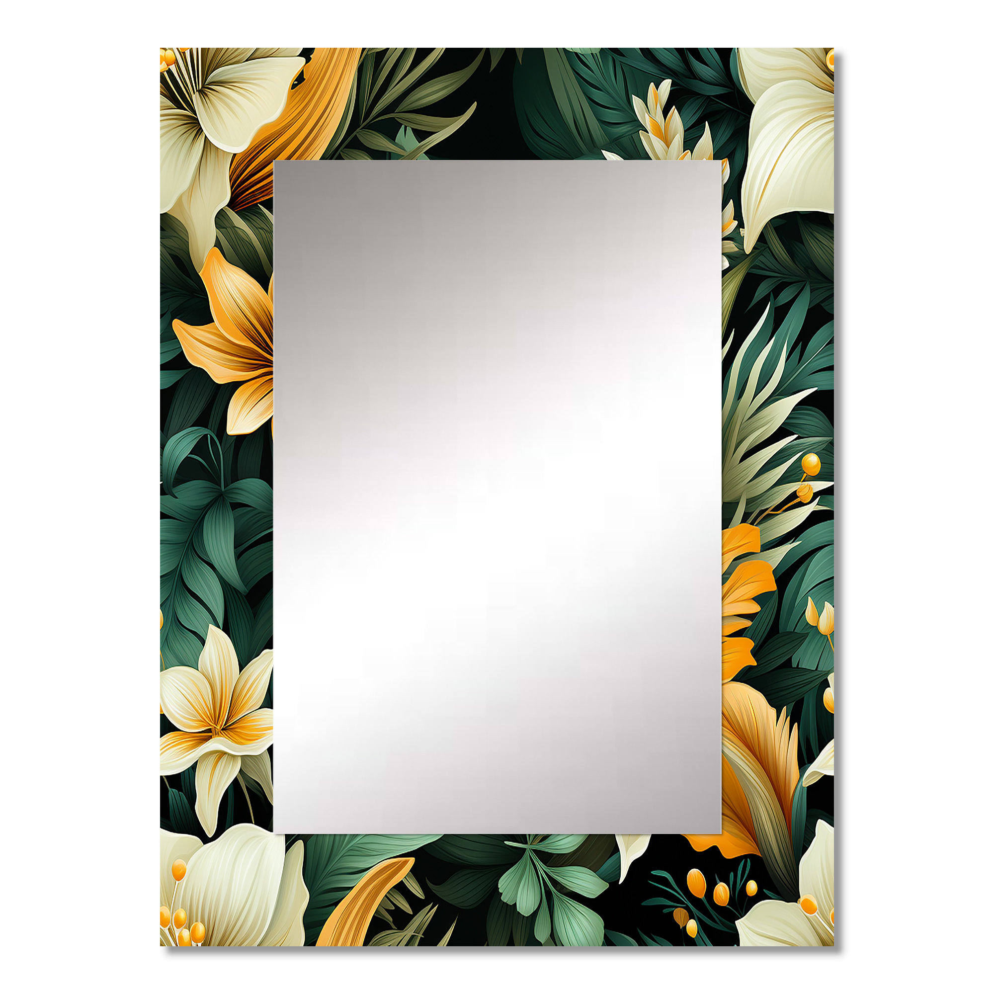 Dakota Fields Nwaba Tropical Greens Warm Earth Tones - tropical Unique ...