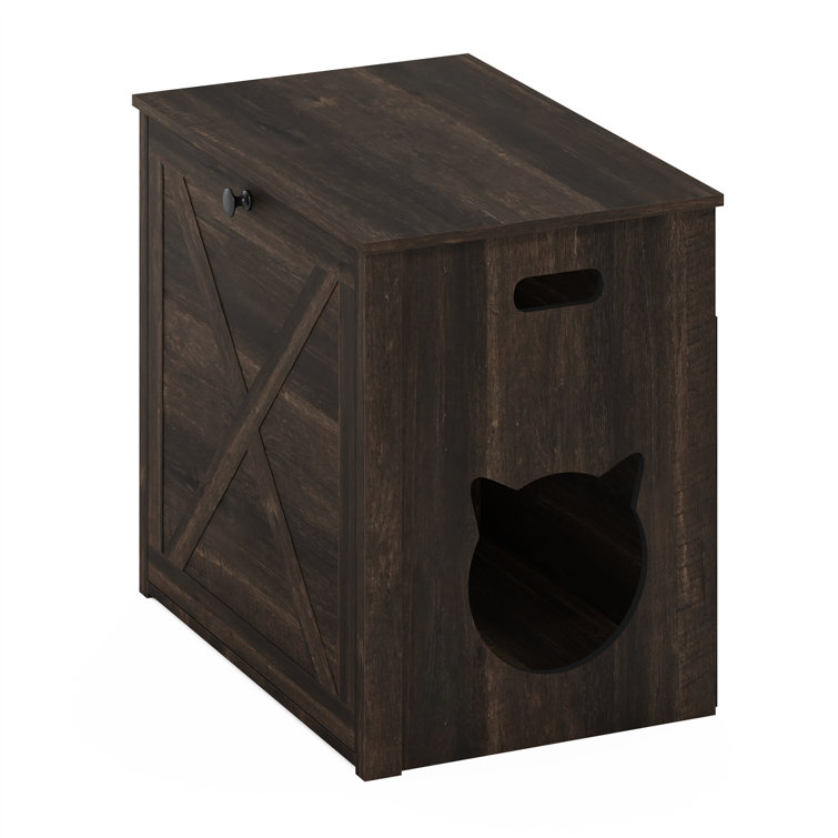 Tucker Murphy Pet™ Peli Small Cat Litter Box Enclosure With Single Door ...