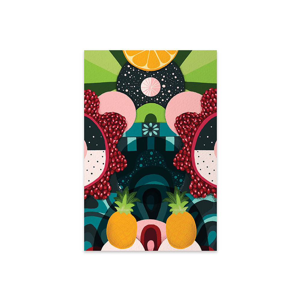 Bayou Breeze Pomegranate Paradise by Sarah Goone - No Frame Painting ...