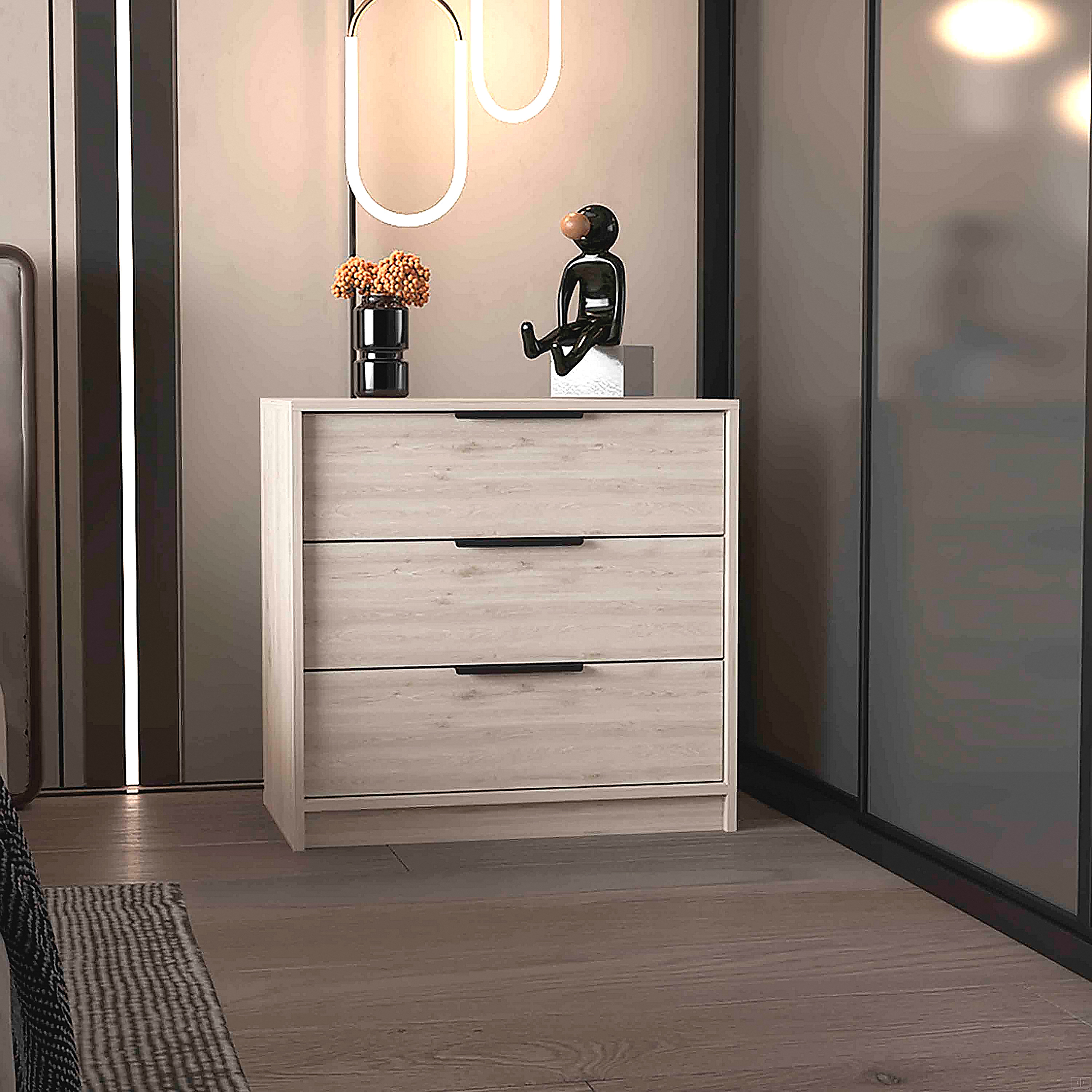 Latitude Run® Dresser 27"H, 3 Drawers Dresser - Wayfair Canada