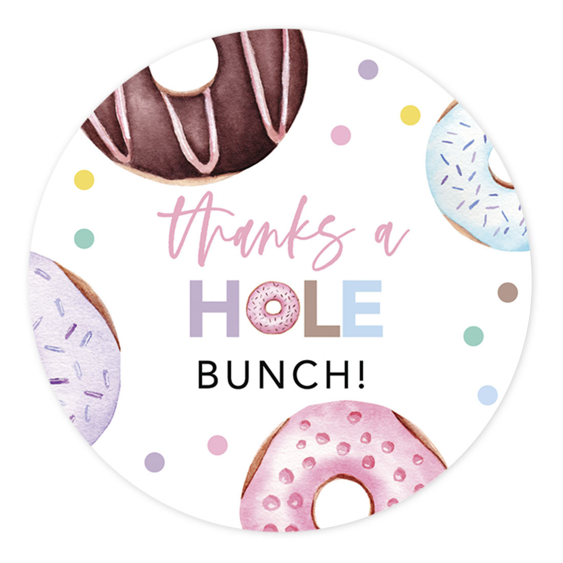 Koyal Wholesale Kids Party Favour Thank You Stickers, 80-Pack 2-Inch ...