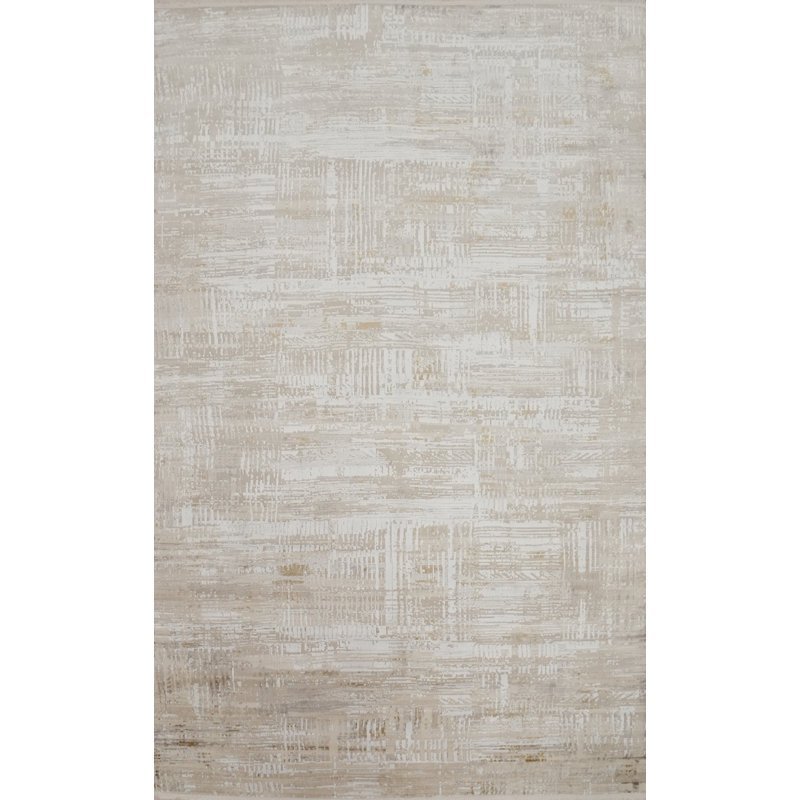 Hokku Designs Chic Neutral Textured Rug 5x7 Perfect for Contemporary ...