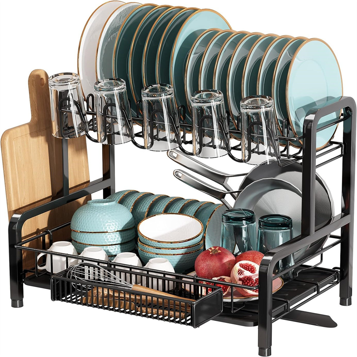 YITAHOME Adjustable Stainless Steel Dish Rack | Wayfair