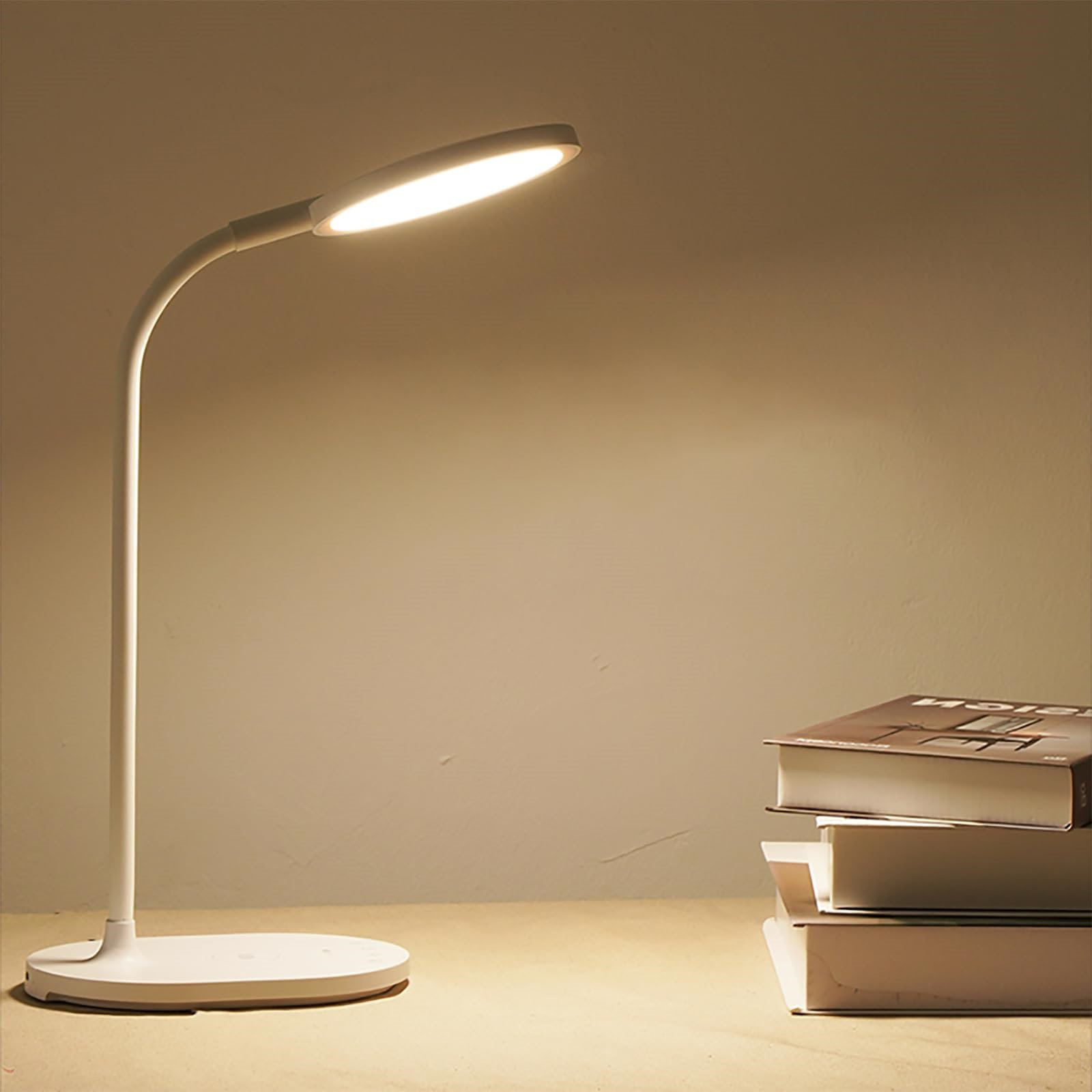 George Oliver High Lumen 4000mAh Cordless Desk Lamp with Wireless ...