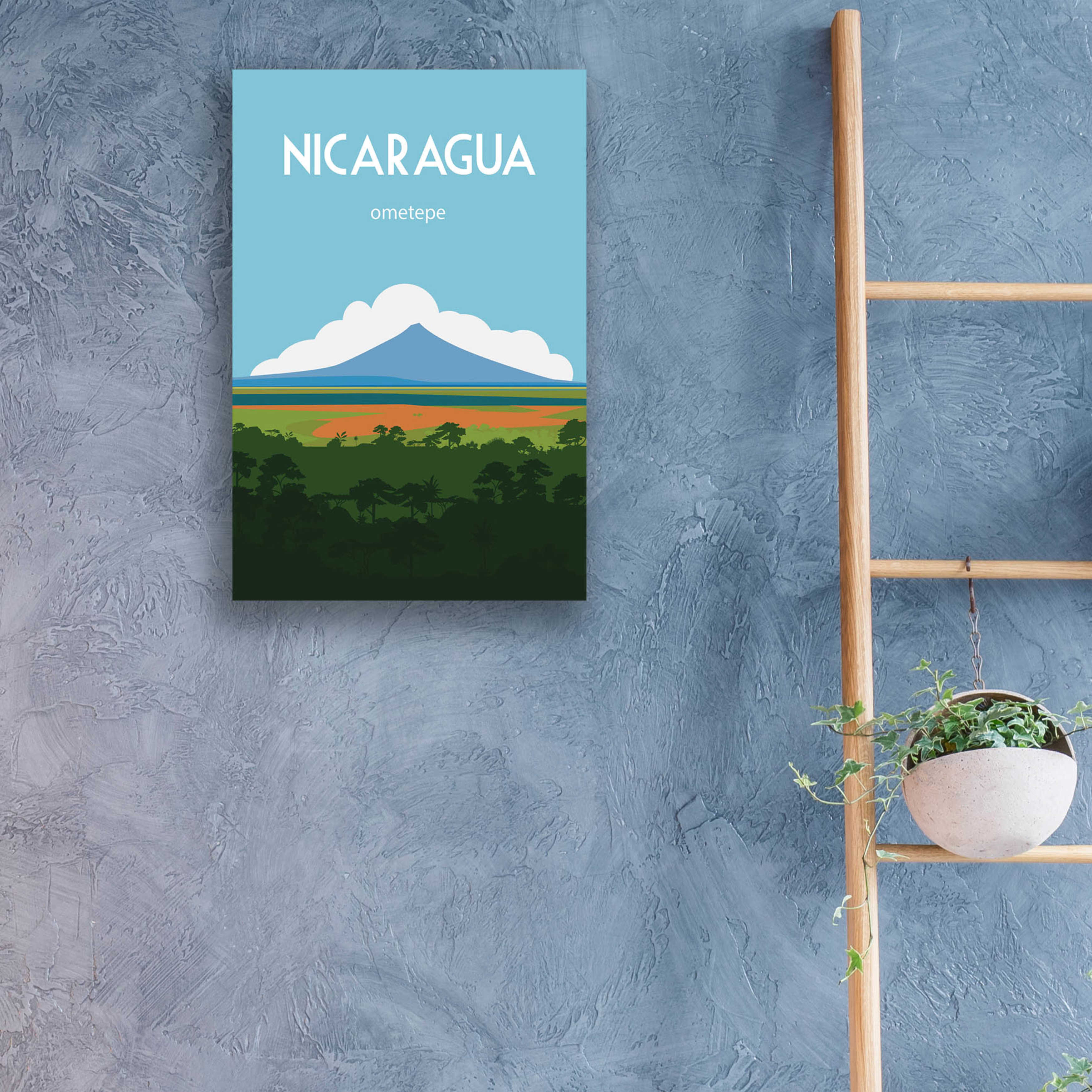 Trinx ''Nicaragua'' By Arctic Frame, Acrylic Glass Wall Art, 12"X16 ...