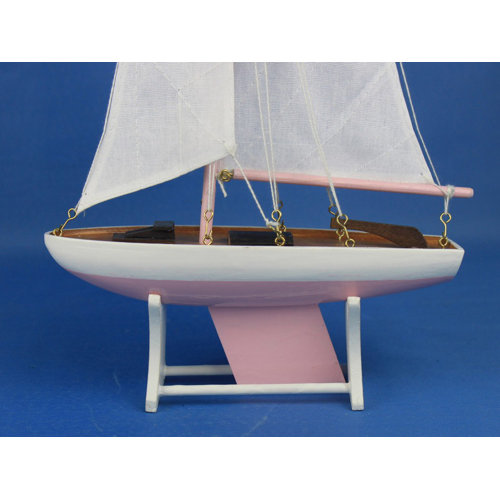 Handcrafted Nautical Decor Wooden It Floats Floating Model Sailboat ...