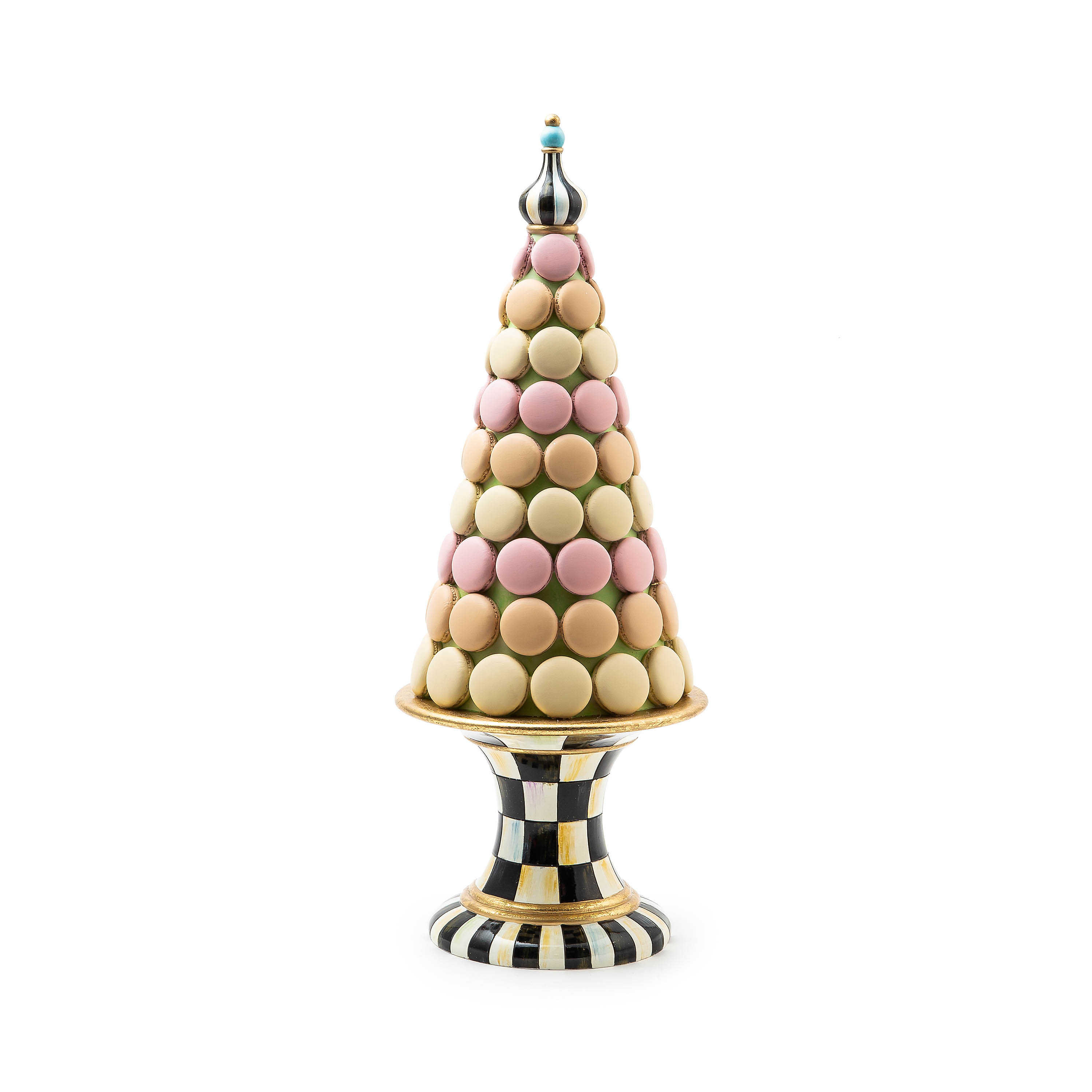MacKenzie Childs Rose Garden Macaron Tree Sculpture | Wayfair