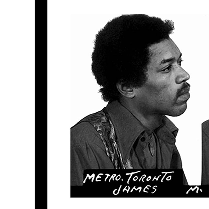 Venice Beach Collections Jimi Hendrix 1969 Mugshot Photos - 14X18 ...