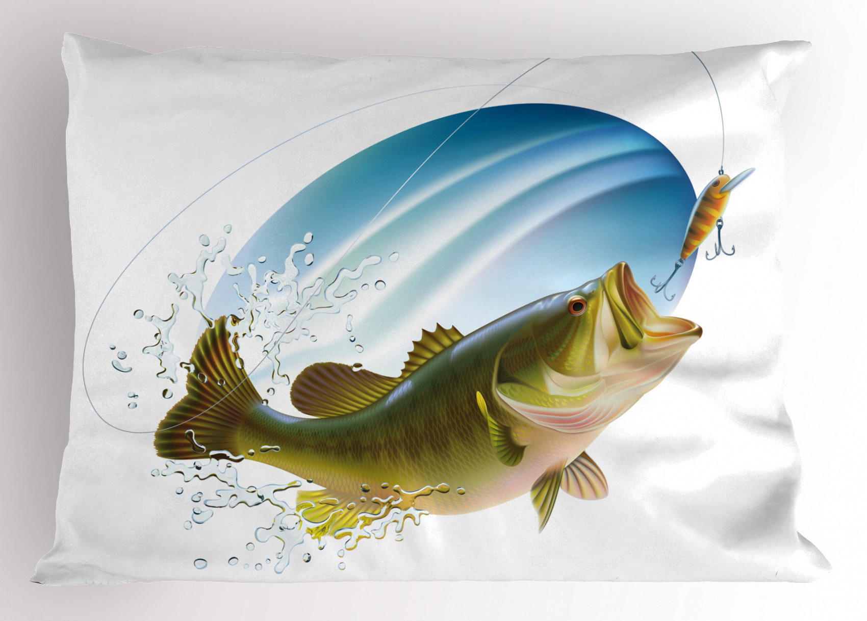 Ambesonne Fish Fishing Sham | Wayfair