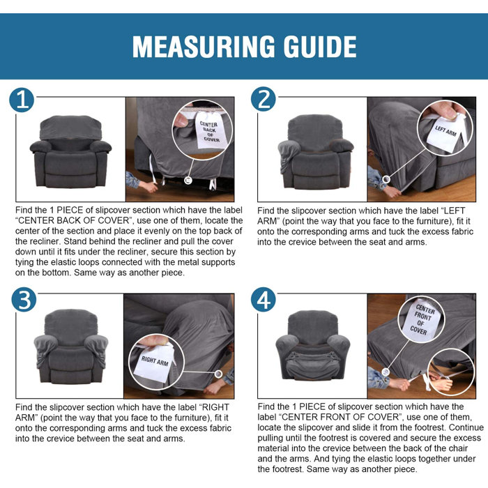 Eider & Ivory™ Dorchester Recliner Slipcover & Reviews | Wayfair