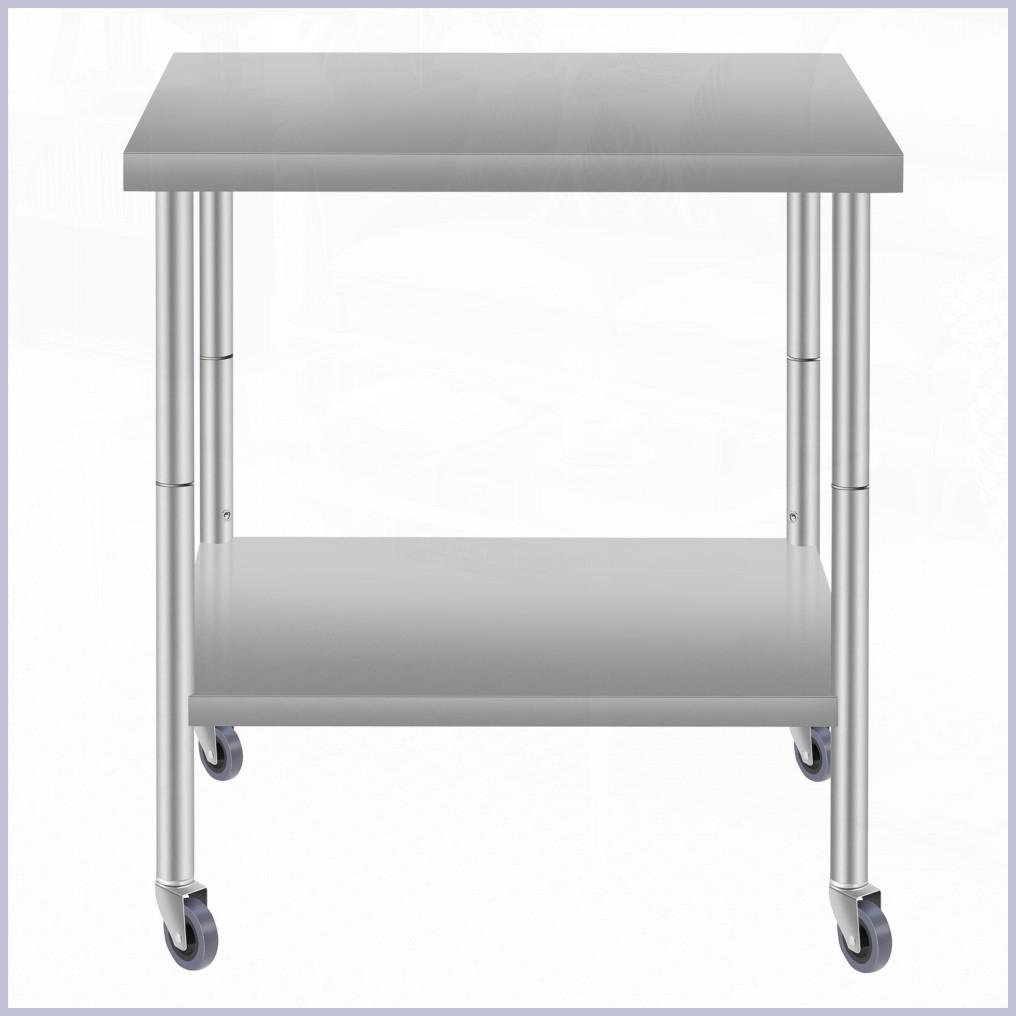 Latitude Run® Stainless Steel Coffee Table for Home & Restaurant, 30 ...