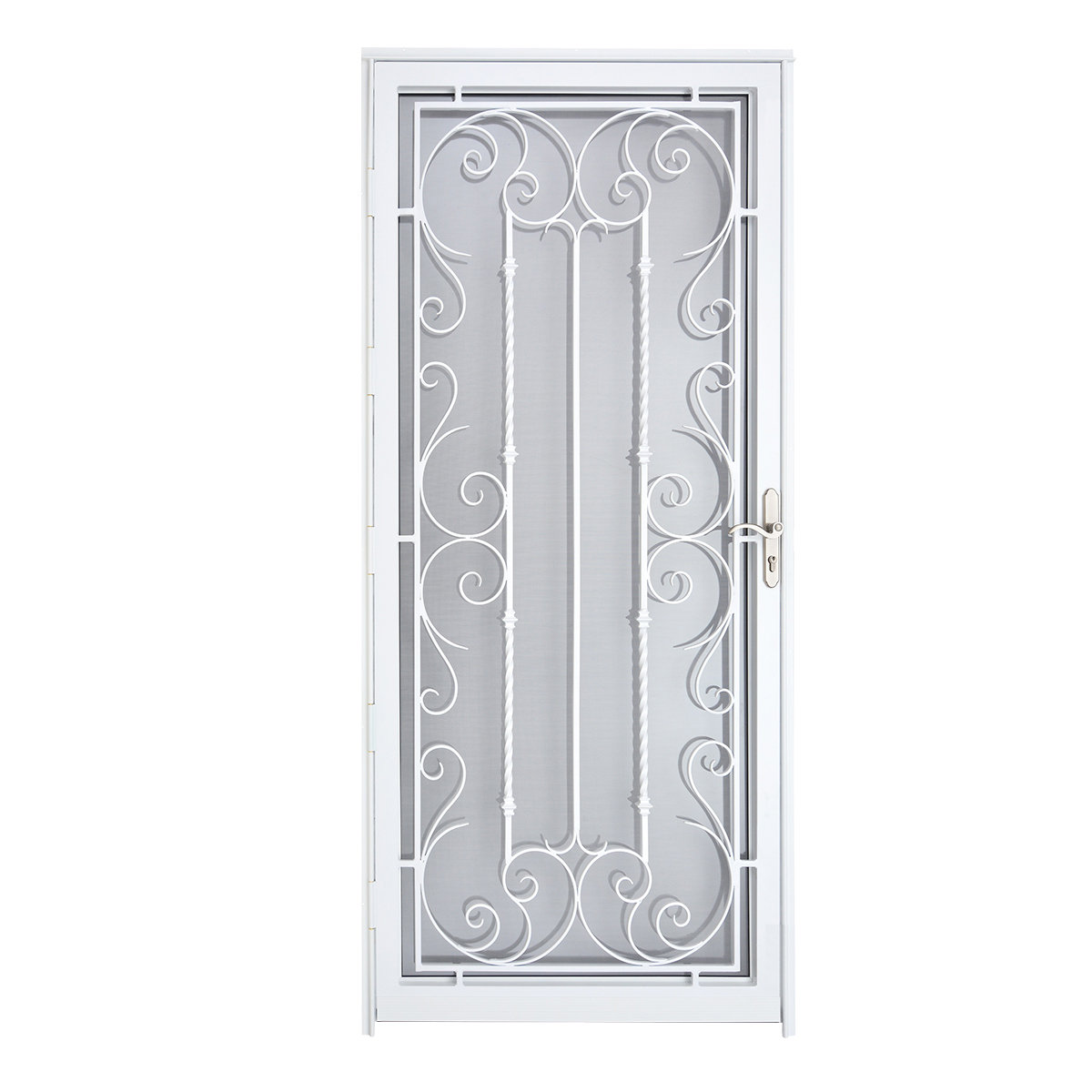 Grisham 36'' x 80'' Security Steel Screen Storm Doors | Wayfair