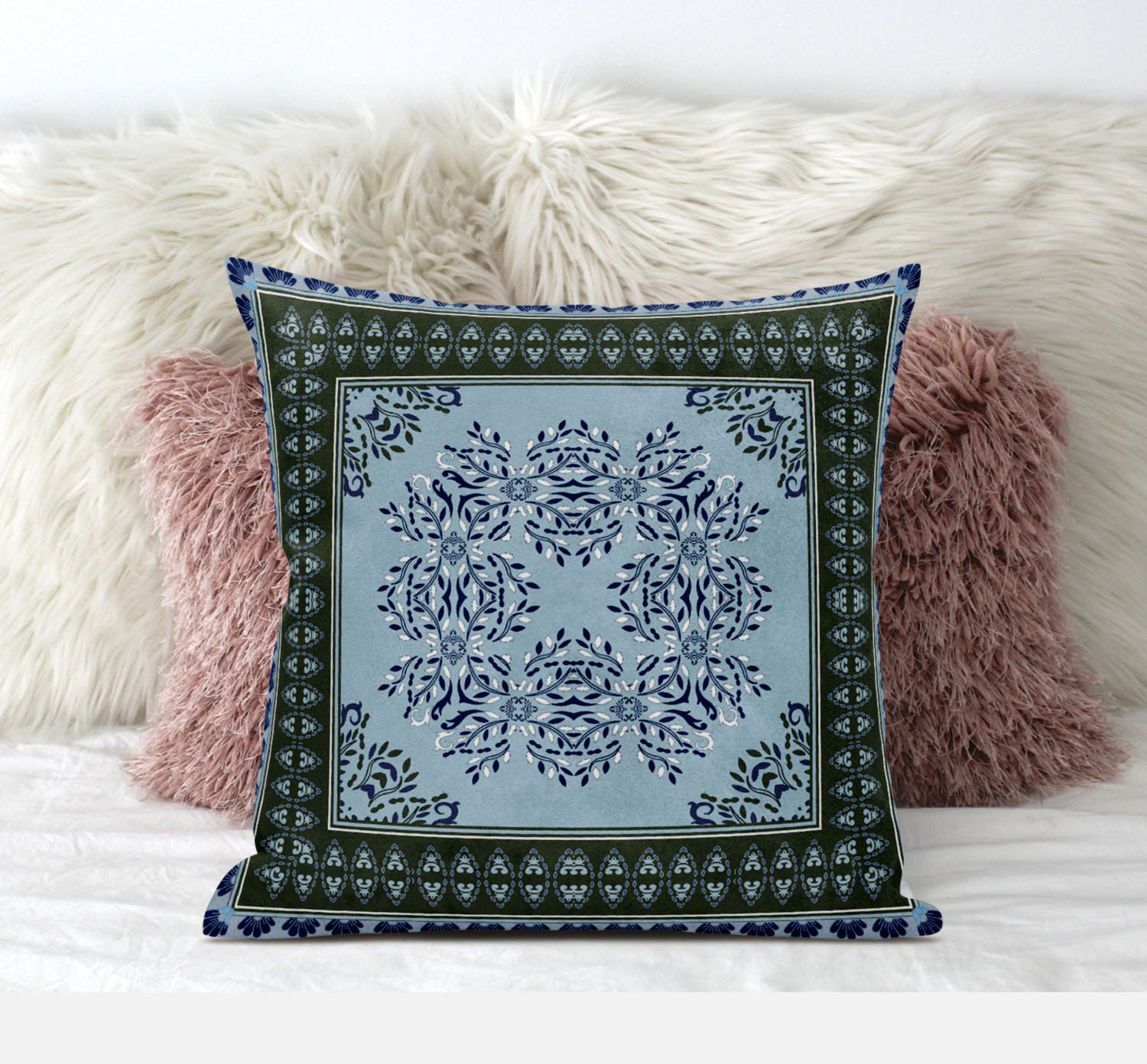 ZeaZu Geometric Blown Seam Suede Throw Pillow | Wayfair