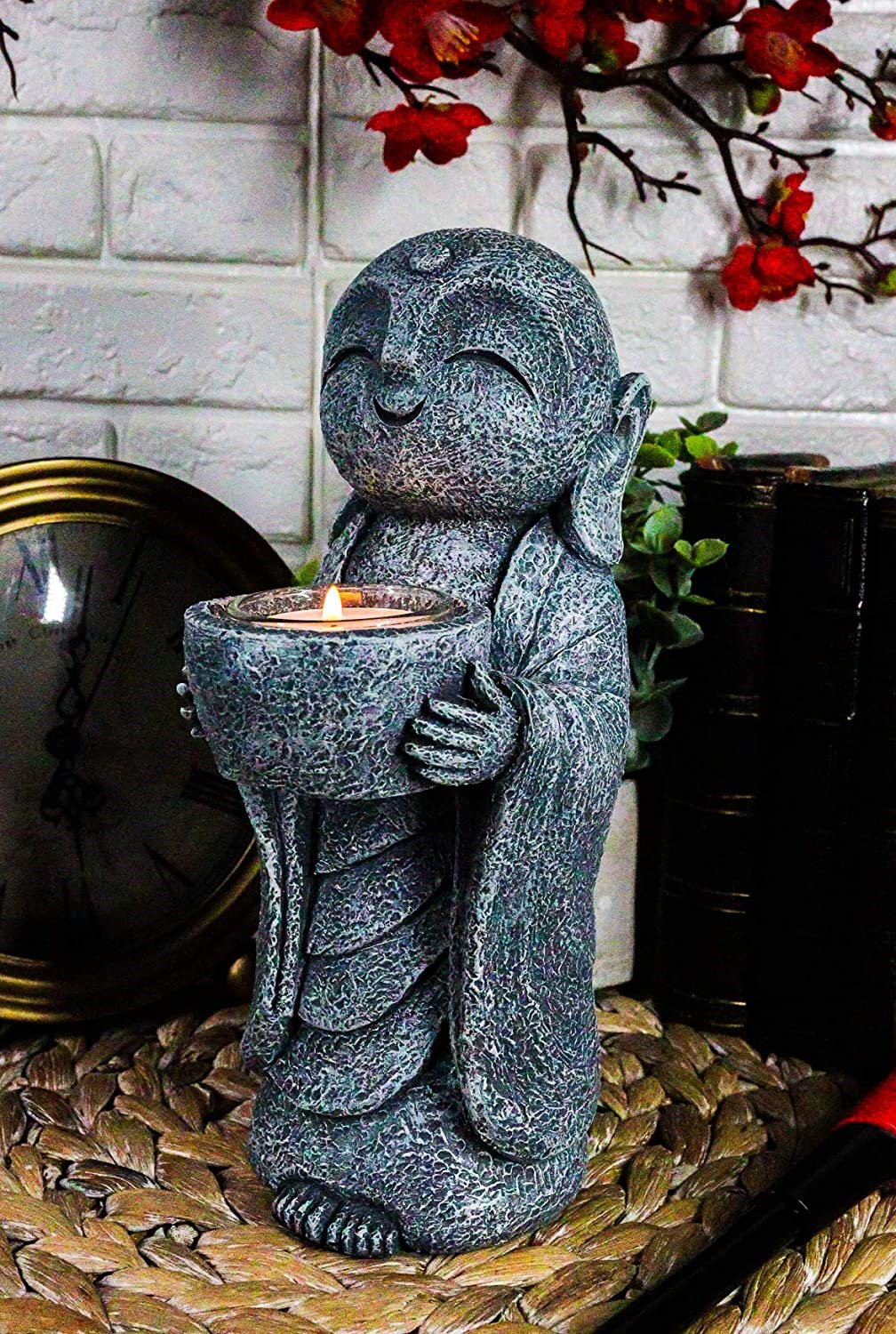 Trinx Jonesha Feng Shui Zen Standing Blissful Japanese Jizo Monk Tea ...