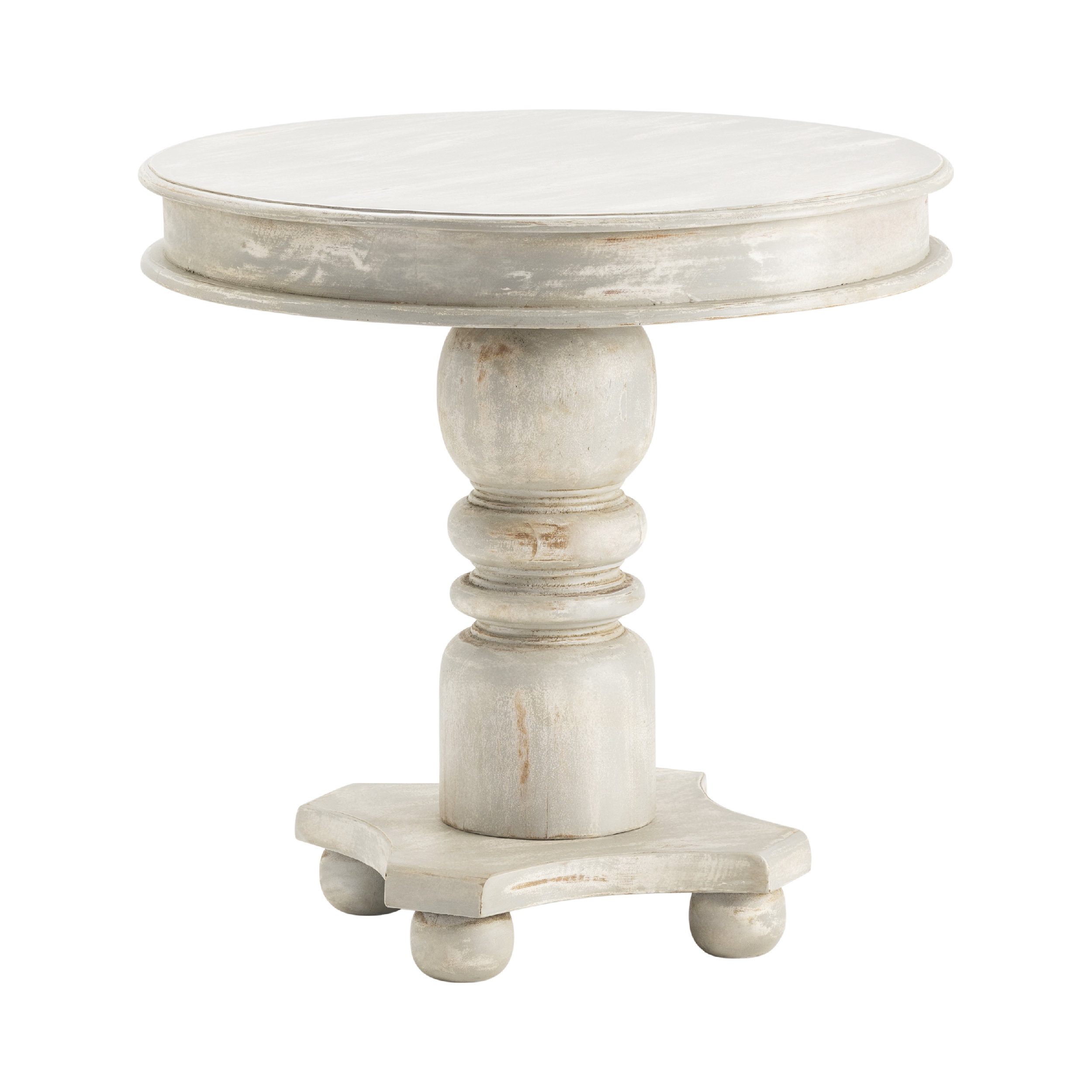 Laurel Foundry Modern Farmhouse® Dominica Solid Wood Tray Top Pedestal ...