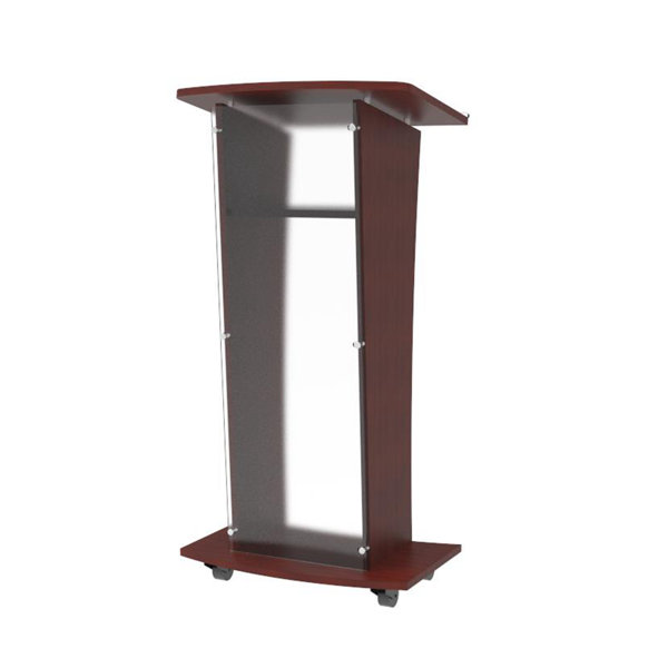 FixtureDisplays 46'' Wood Full Podium with Storage - Wayfair Canada