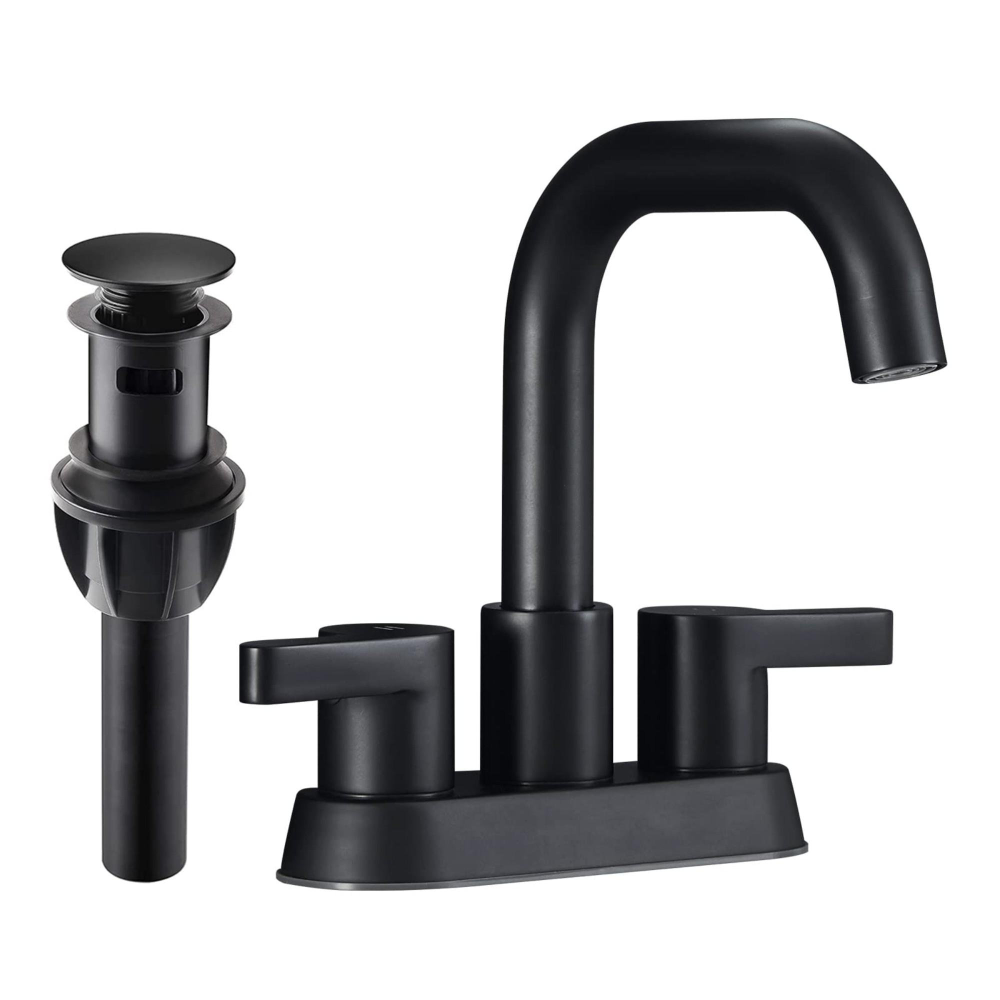 MINGT Bathroom faucet with 360 degree turn spout | Wayfair