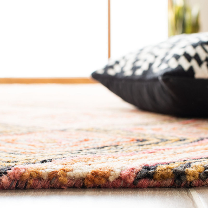 Union Rustic Deyoung Hand Tufted Wool Geometric Rug & Reviews | Wayfair