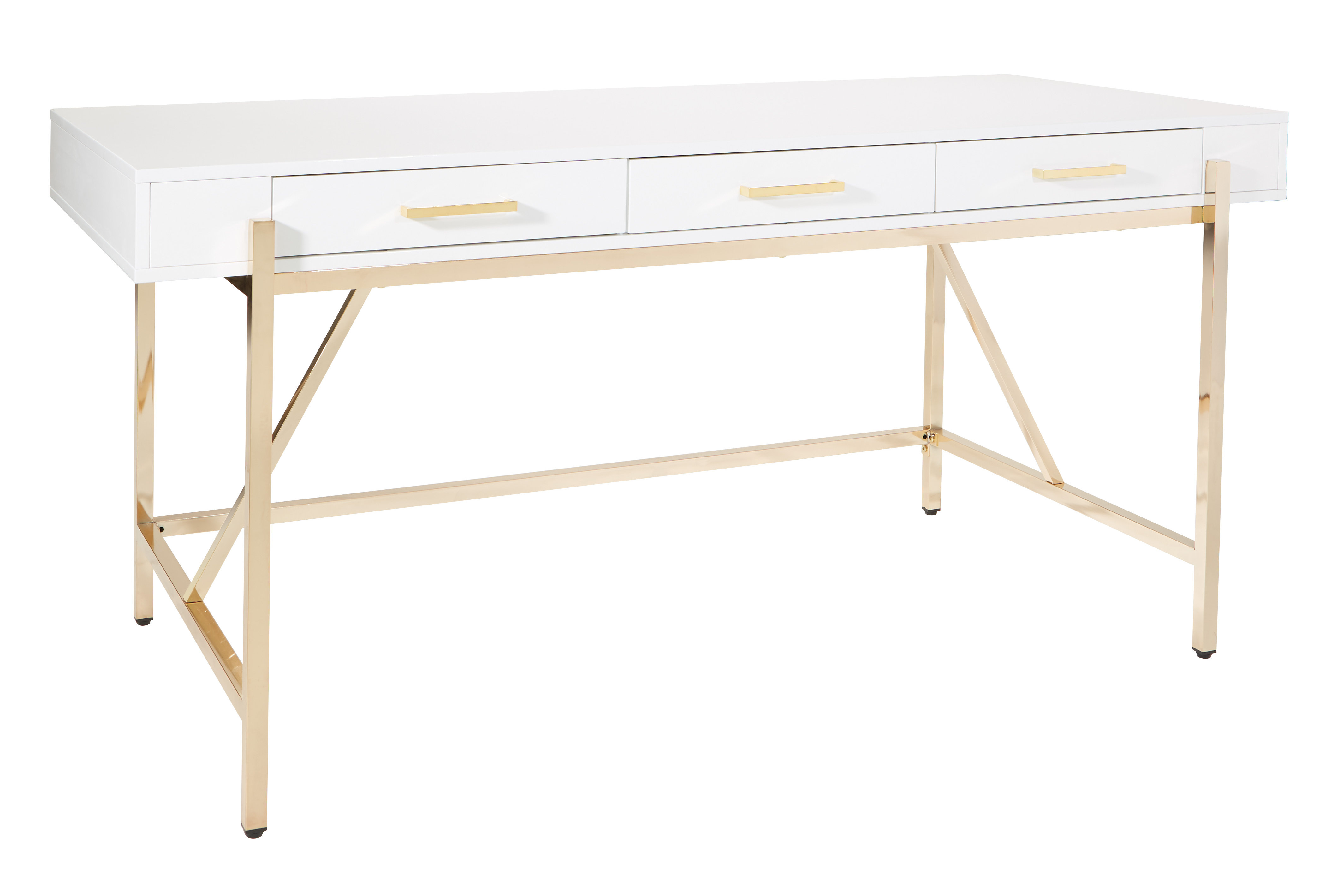 Mercer41 Vallee Desk with Built in Outlets & Reviews | Wayfair