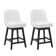 George Oliver Lilani Swivel Upholstered 25.6'' Counter Stool | Wayfair