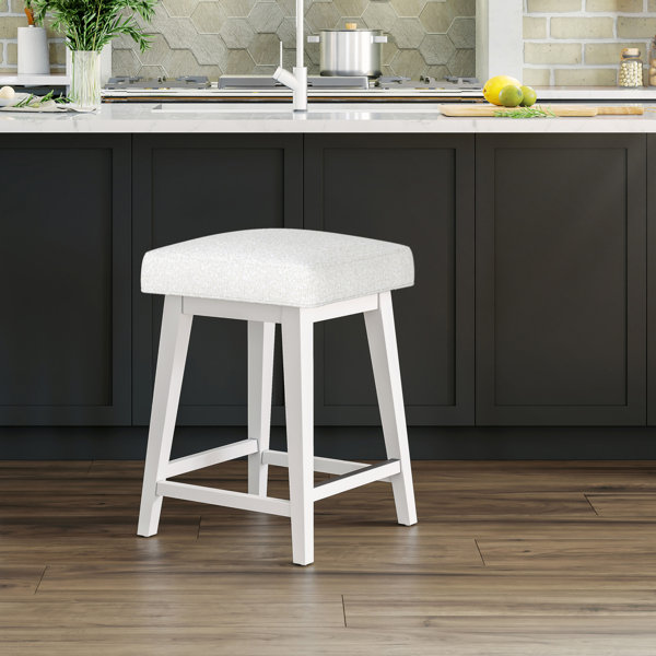 George Oliver Tabouret pivotant carré en bois et à hauteur réglable ...