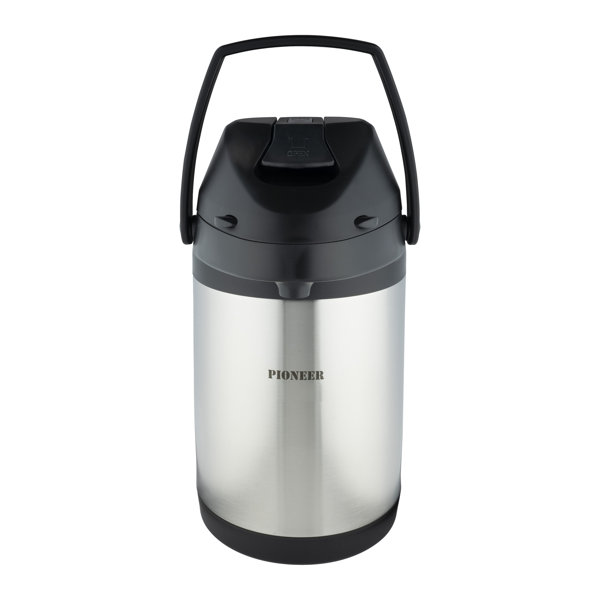 Pioneer Flasks Stainless Steel Airpot Hot Cold Water Tea Coffee ...