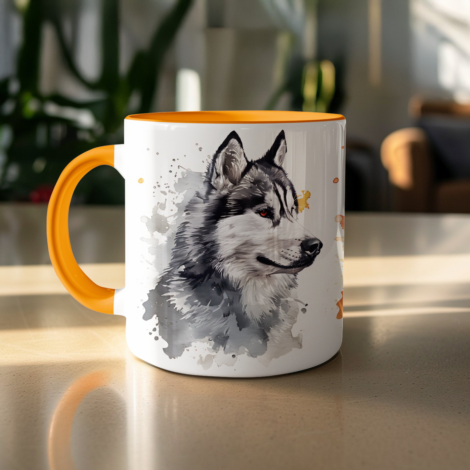 East Urban Home German Wirehaired Pointer Design 11oz Coffee Mug ...